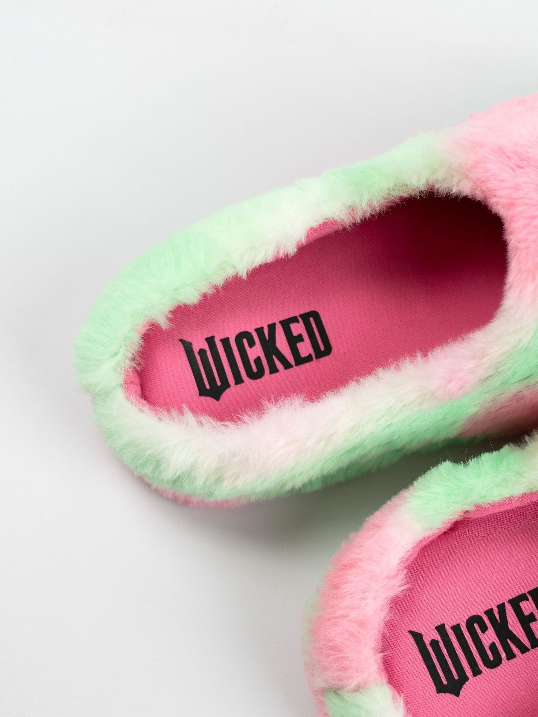 Buy Vanilla Underground Pink Wicked Logo Slippers from the Next UK ...