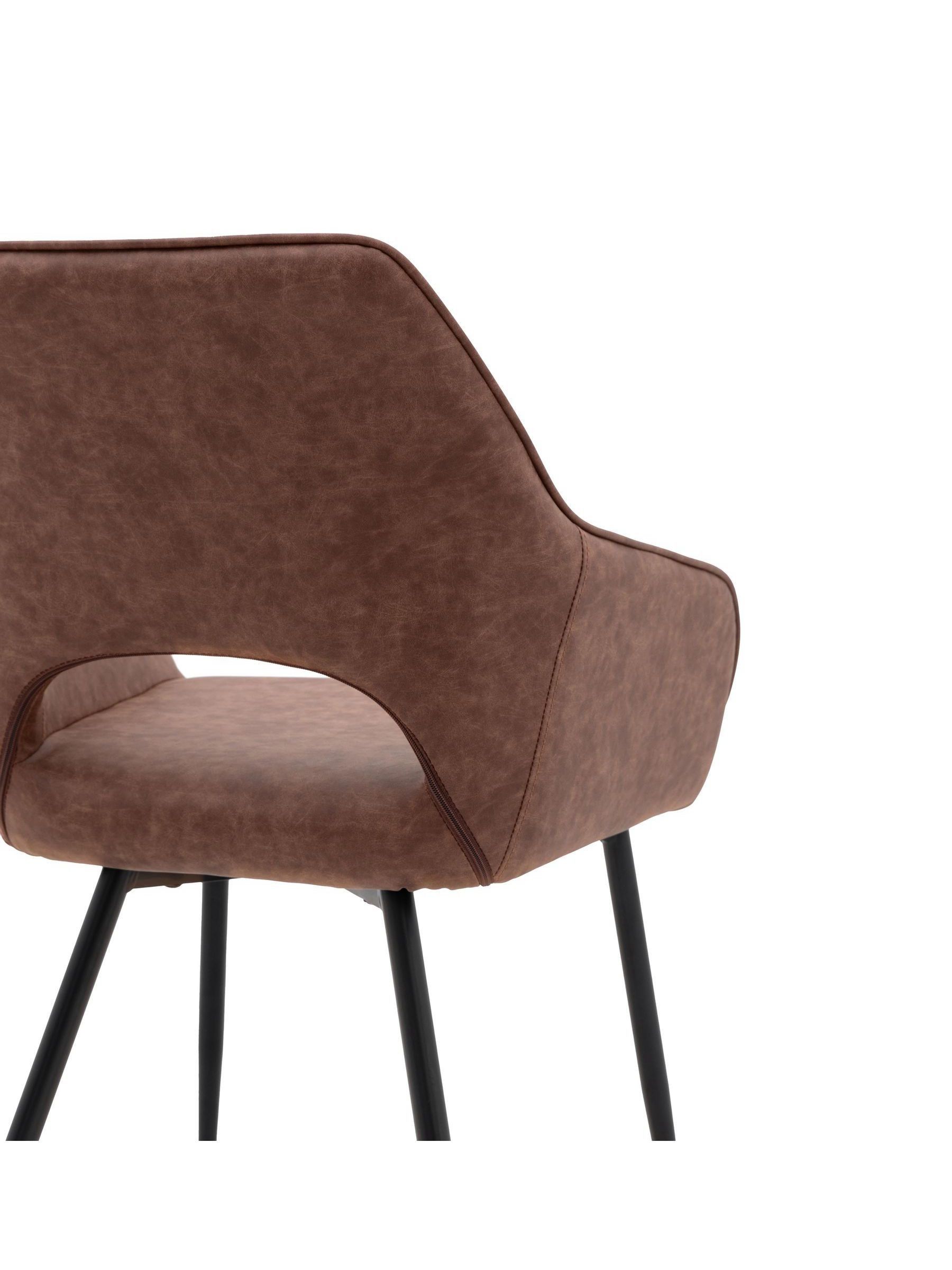 Buy Gallery Home Set of 2 Brown Linden Dining Chairs from the Next UK ...