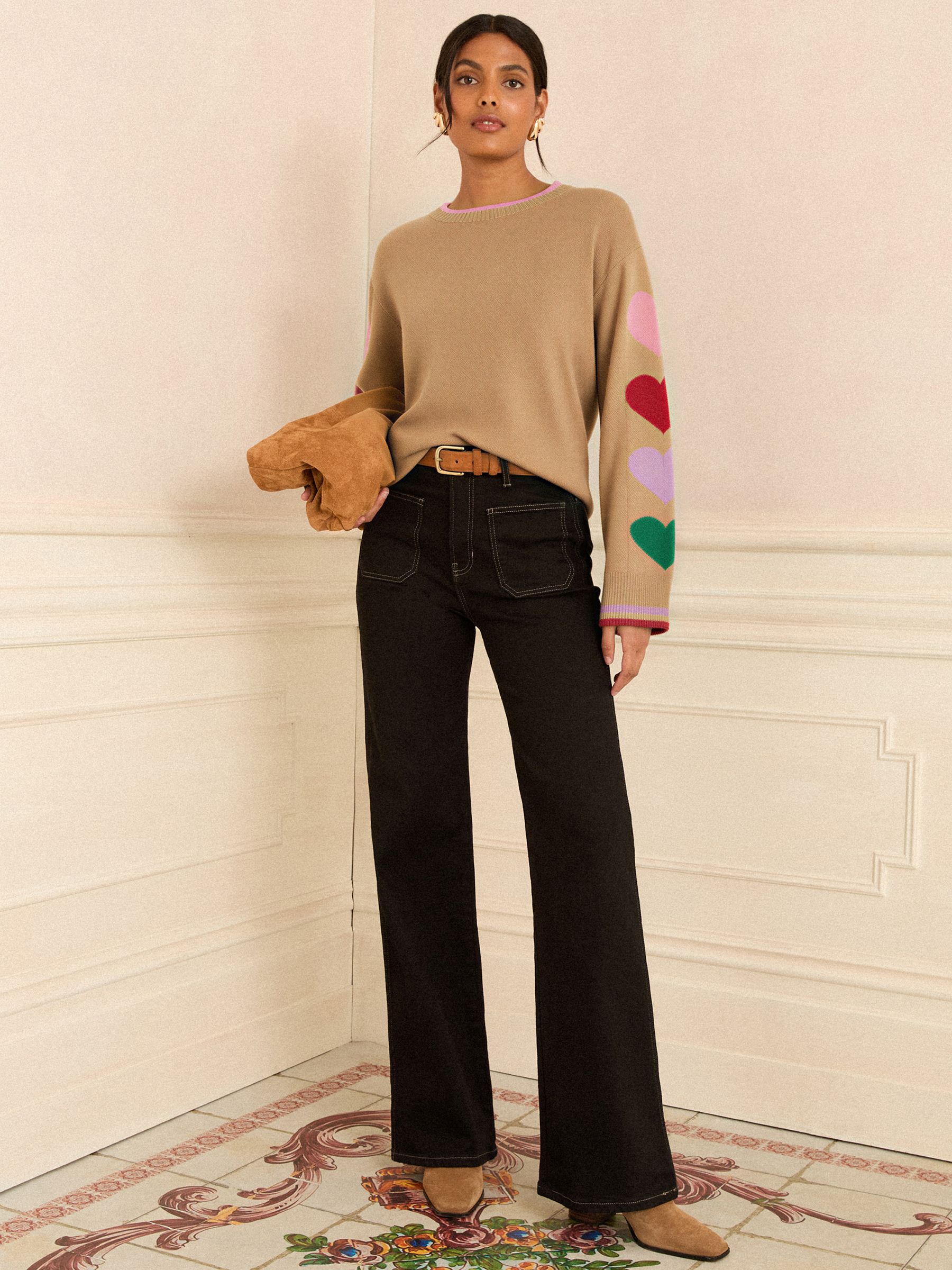 Buy Love & Roses Camel Crew Neck Cosy Jumper from the Next UK online shop