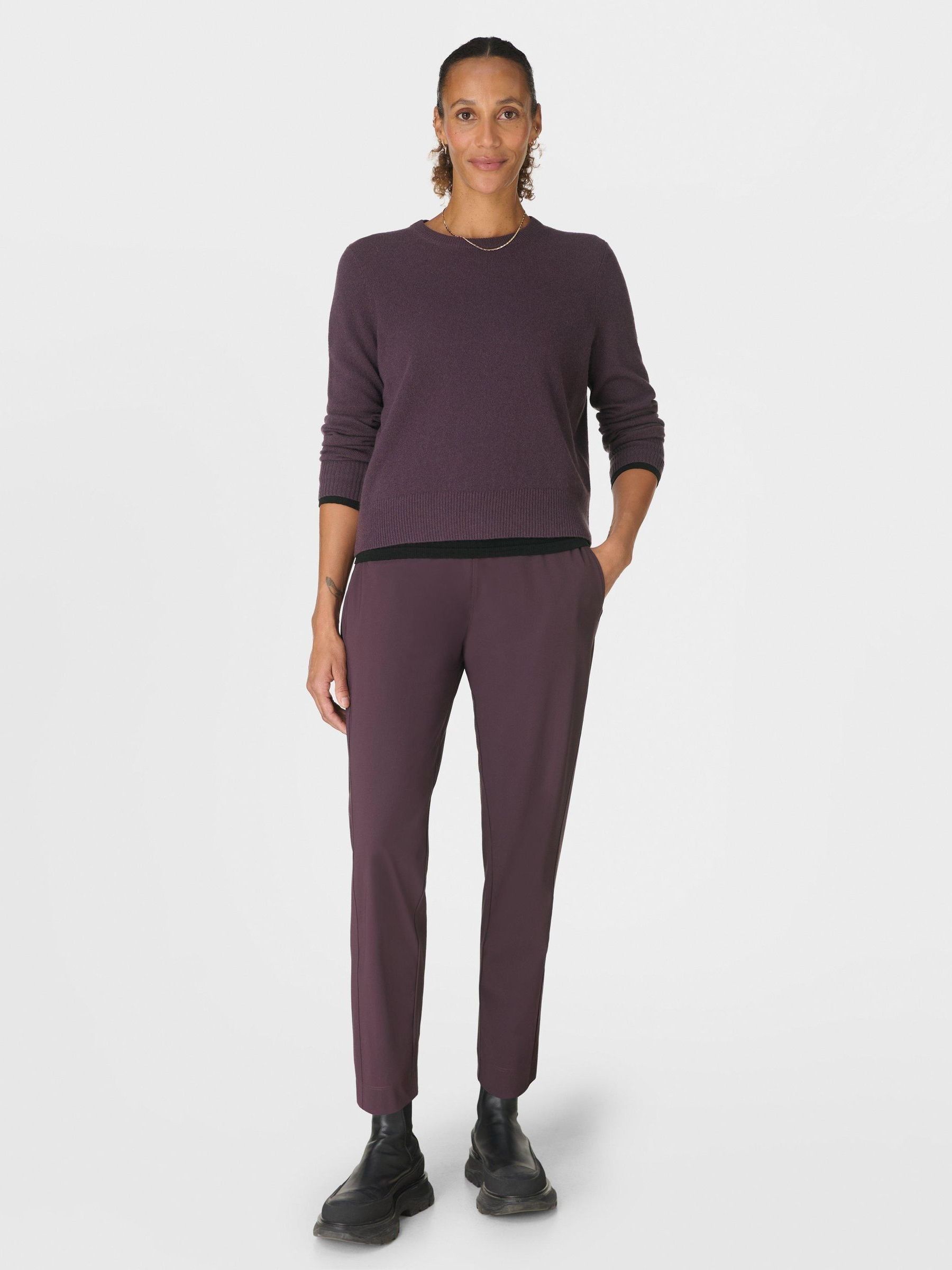 Buy Sweaty Betty Purple 27 inch inside seam Winter Explorer Trousers ...