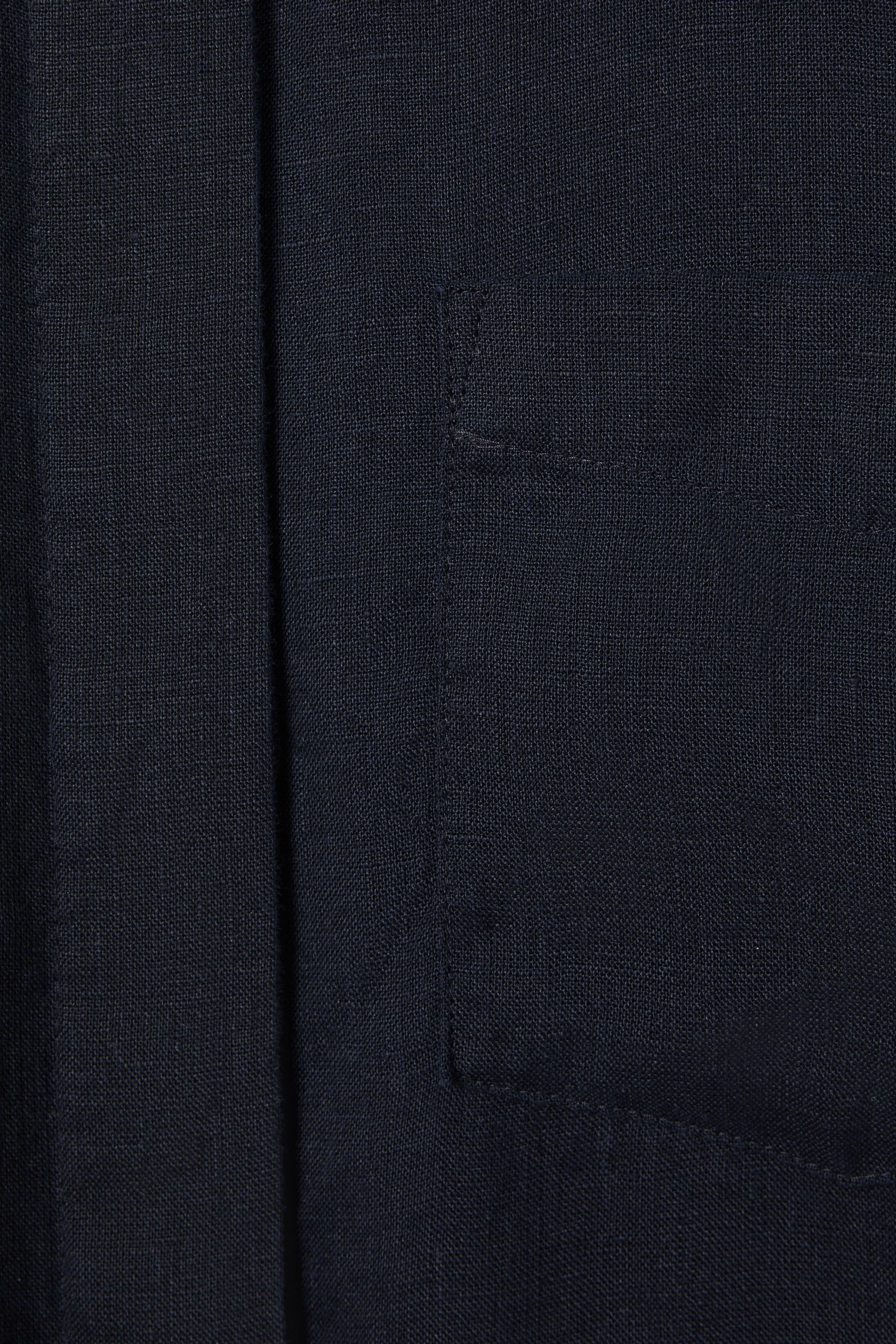Buy Reiss Indigo Belle 100% Linen Button-Through Shirt from the Next UK ...