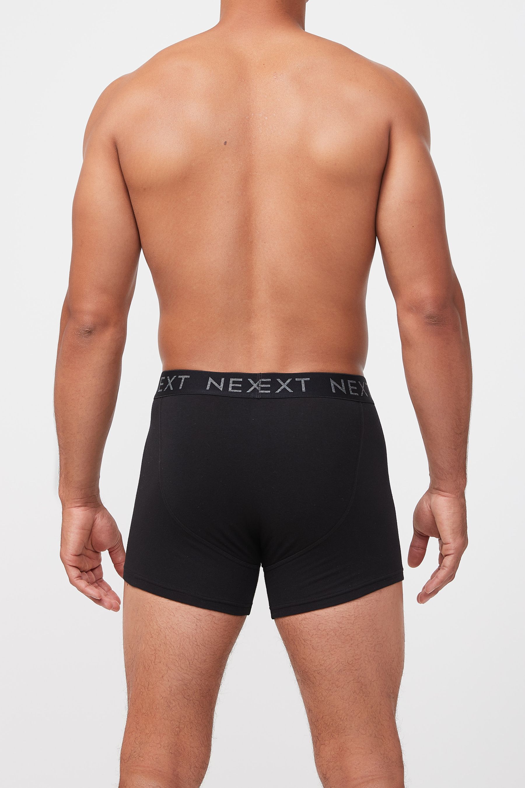 Buy Black 4 pack A-Front Cotton Rich Boxers from the Next UK online shop