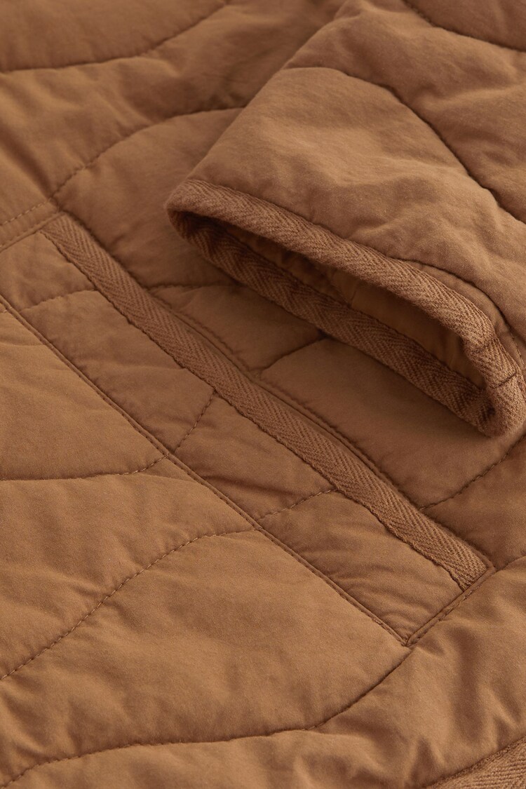 Buy Rust Brown Quilted Jacket from the Next UK online shop