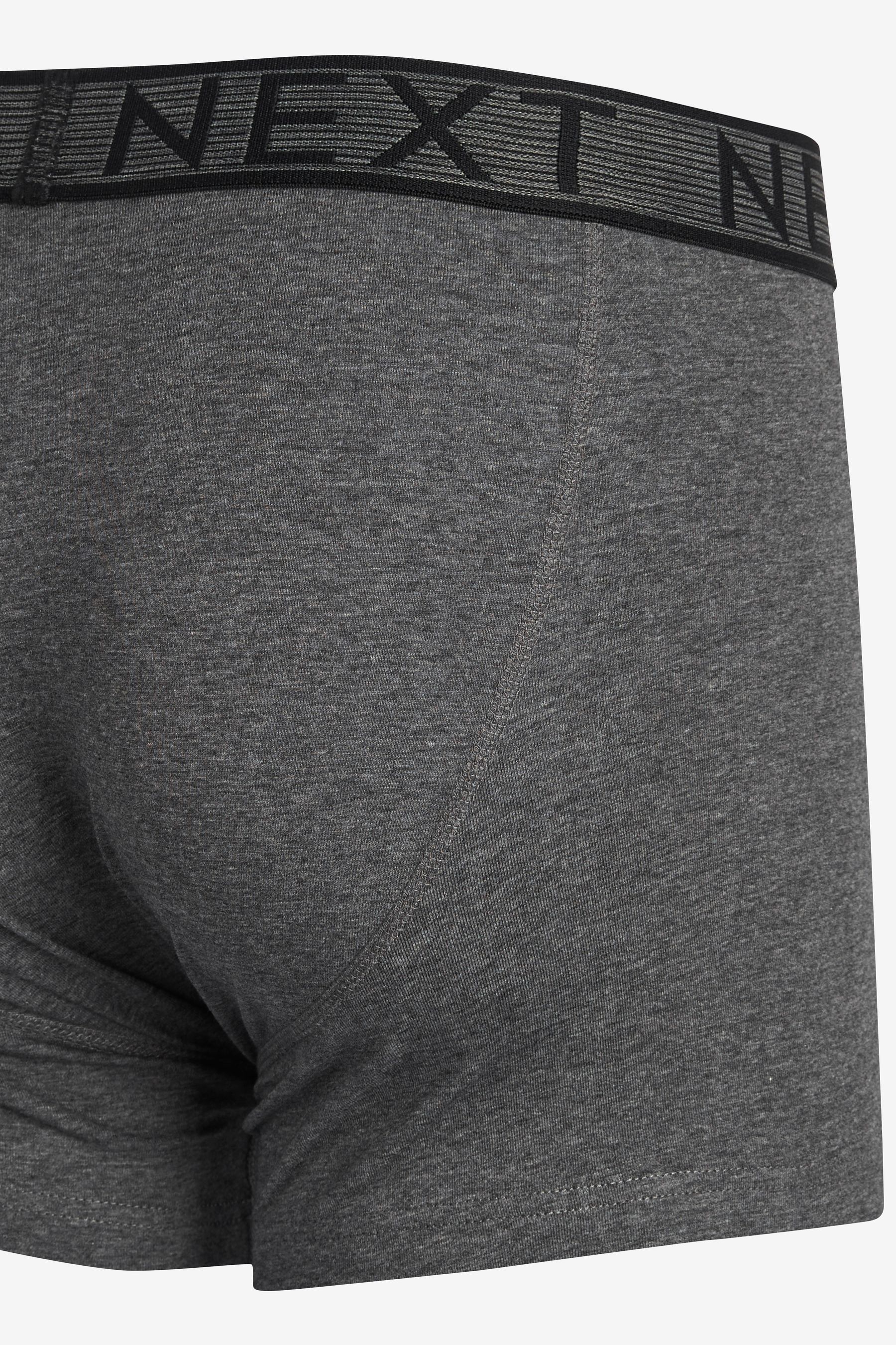 Buy Grey 4 pack A-Front Cotton Rich Boxers from the Next UK online shop