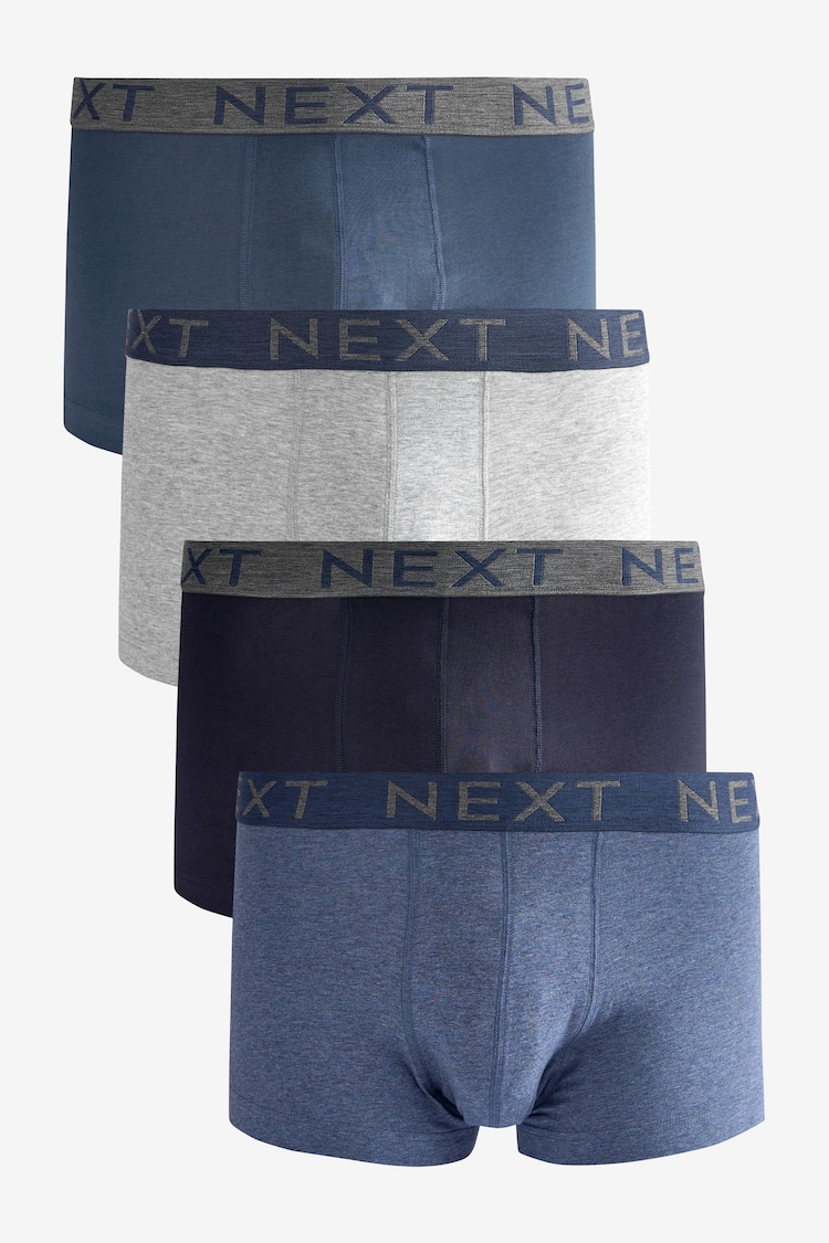 Buy Blue 4 pack Hipster Boxers from the Next UK online shop