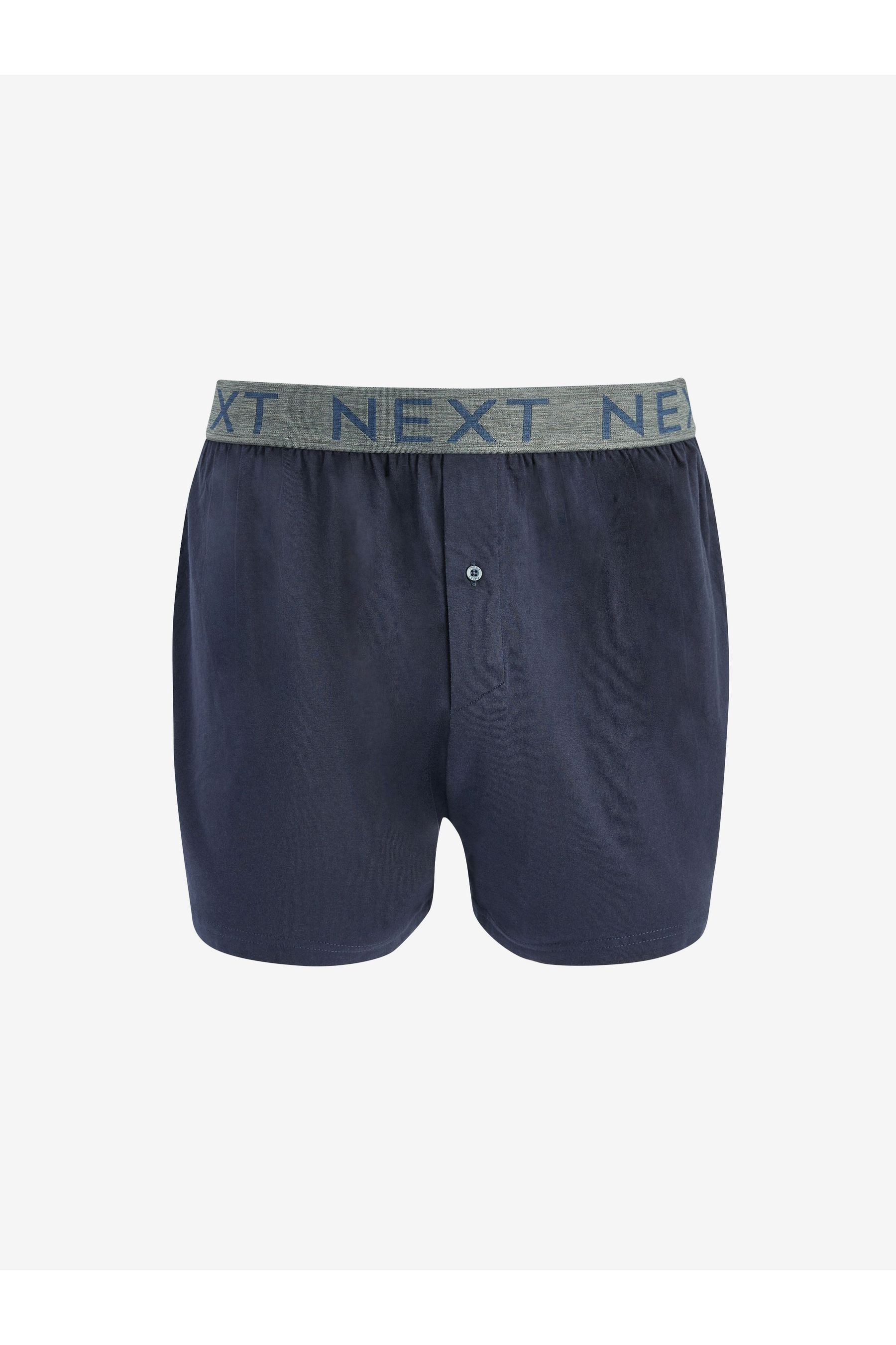 Buy Blue 4 pack Boxers from the Next UK online shop