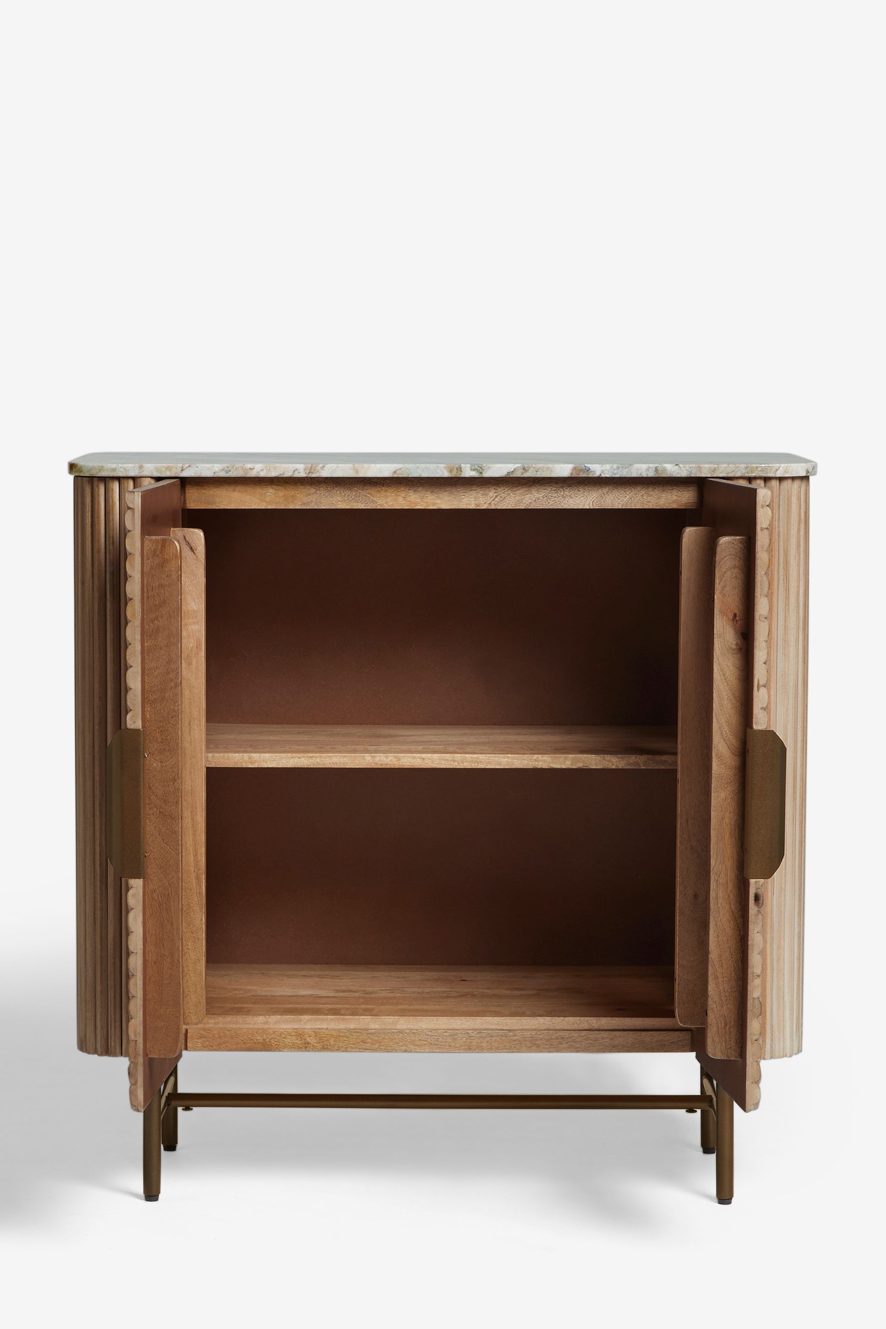 Buy Natural Valencia Marble Mango Wood Small Sideboard from the Next UK ...