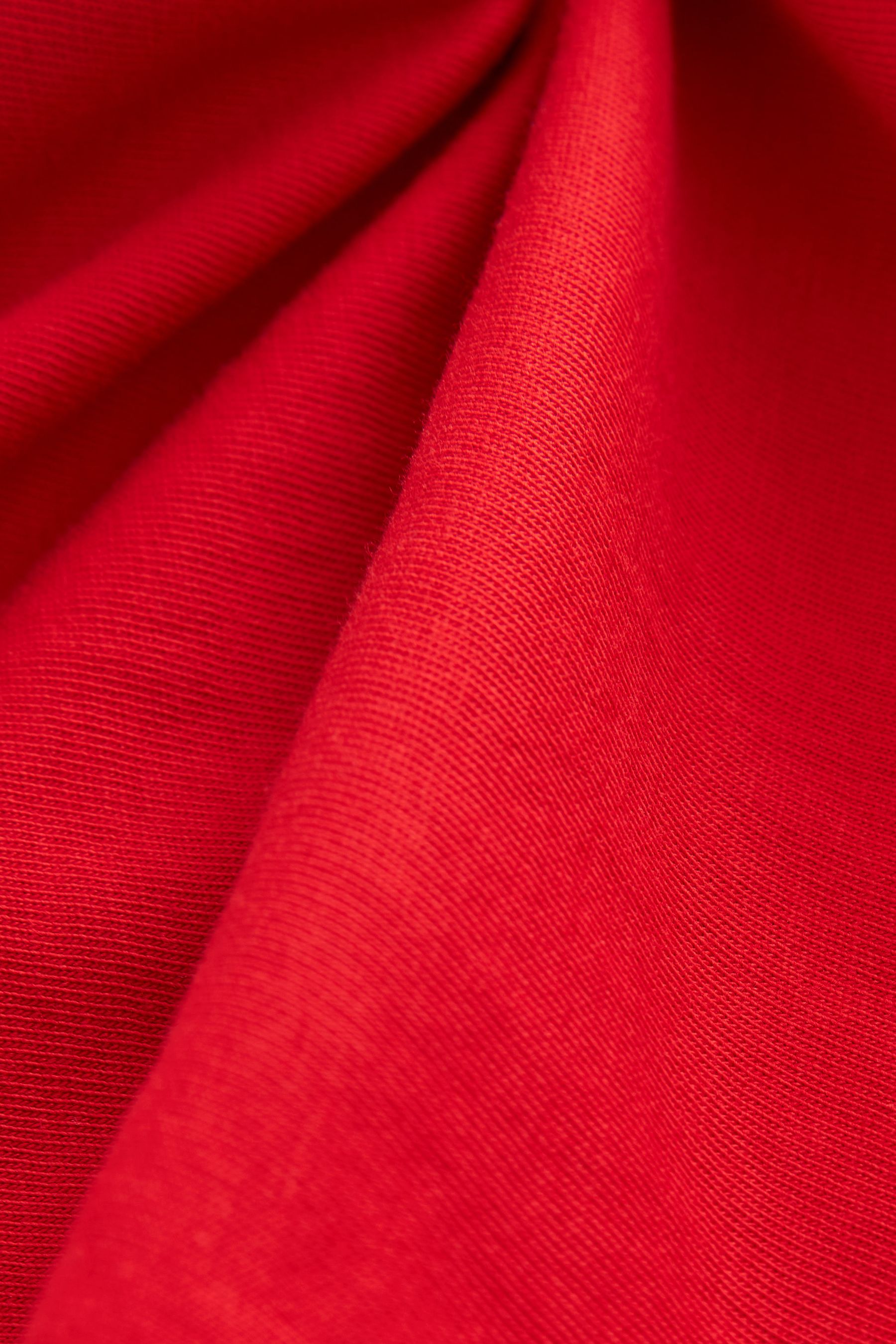 Buy Red 100% Cotton Long Sleeve Crew Neck Top from the Next UK online shop