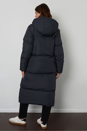 Buy Threadbare Black Longline Hooded Padded Coat from the Next UK ...