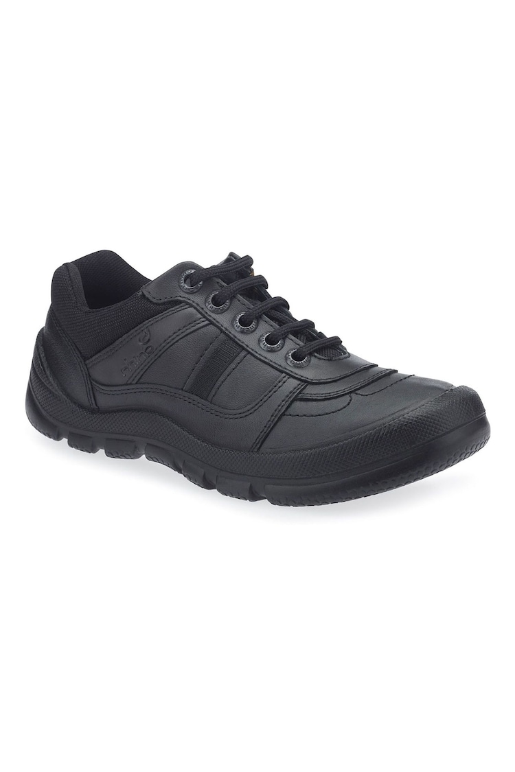 Buy Start-Rite Rhino Sherman Black Leather Lace Up School Shoes from ...