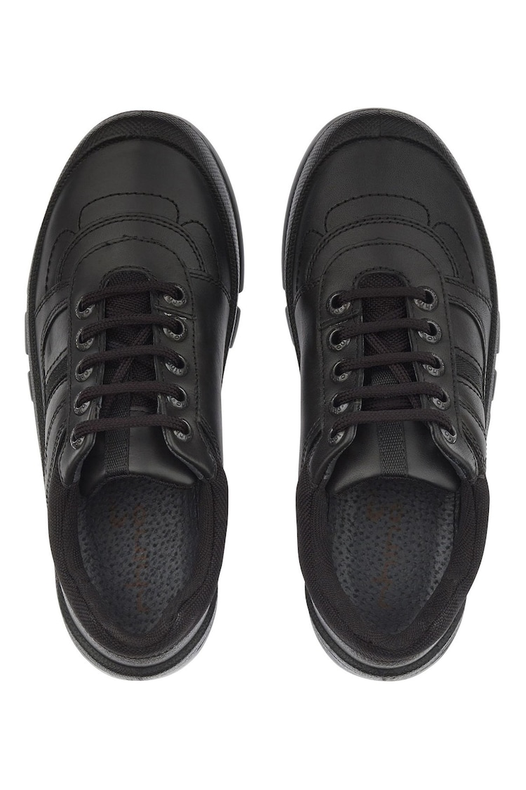 Buy Start-Rite Rhino Sherman Black Leather Lace Up School Shoes from ...