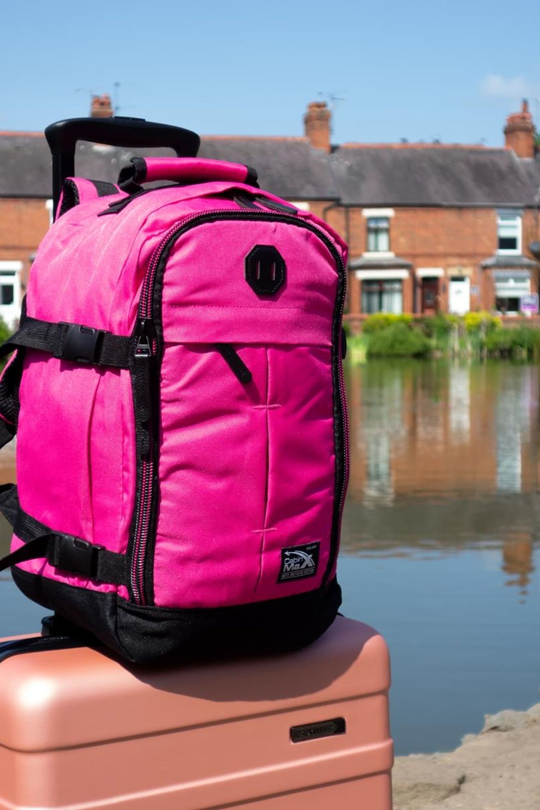 Buy Cabin Max Pink Metz 20L Underseat Cabin Bag 40x20x25cm from the ...