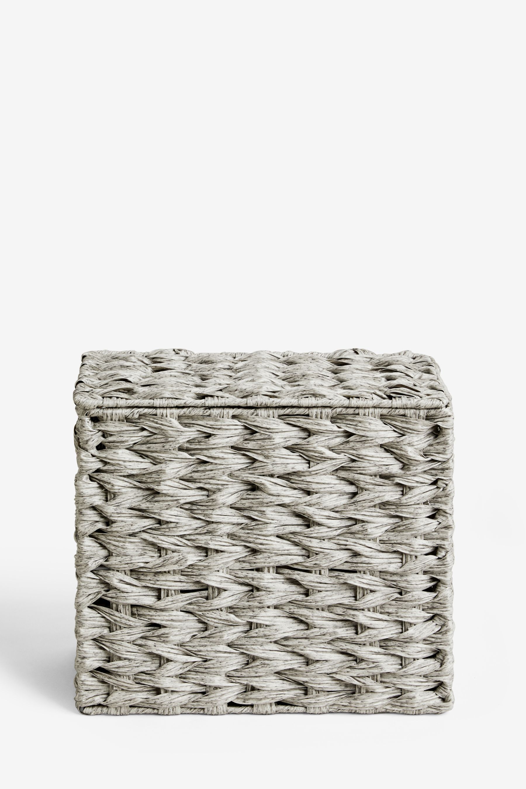 Buy Grey Plastic Wicker Storage Basket from the Next UK online shop
