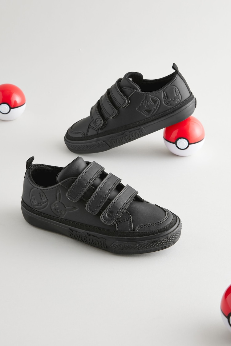 Buy Black Pokémon Touch Fastening School Shoes from the Next UK online shop