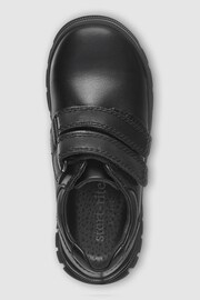 Buy Start-Rite Engineer Black Leather Double Rip-Tape School Shoes F ...