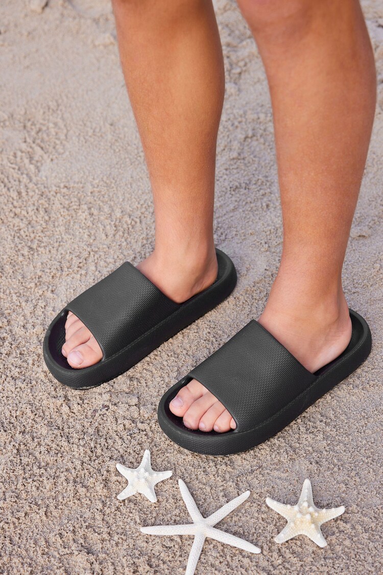 Buy Black Chunky Sliders from the Next UK online shop
