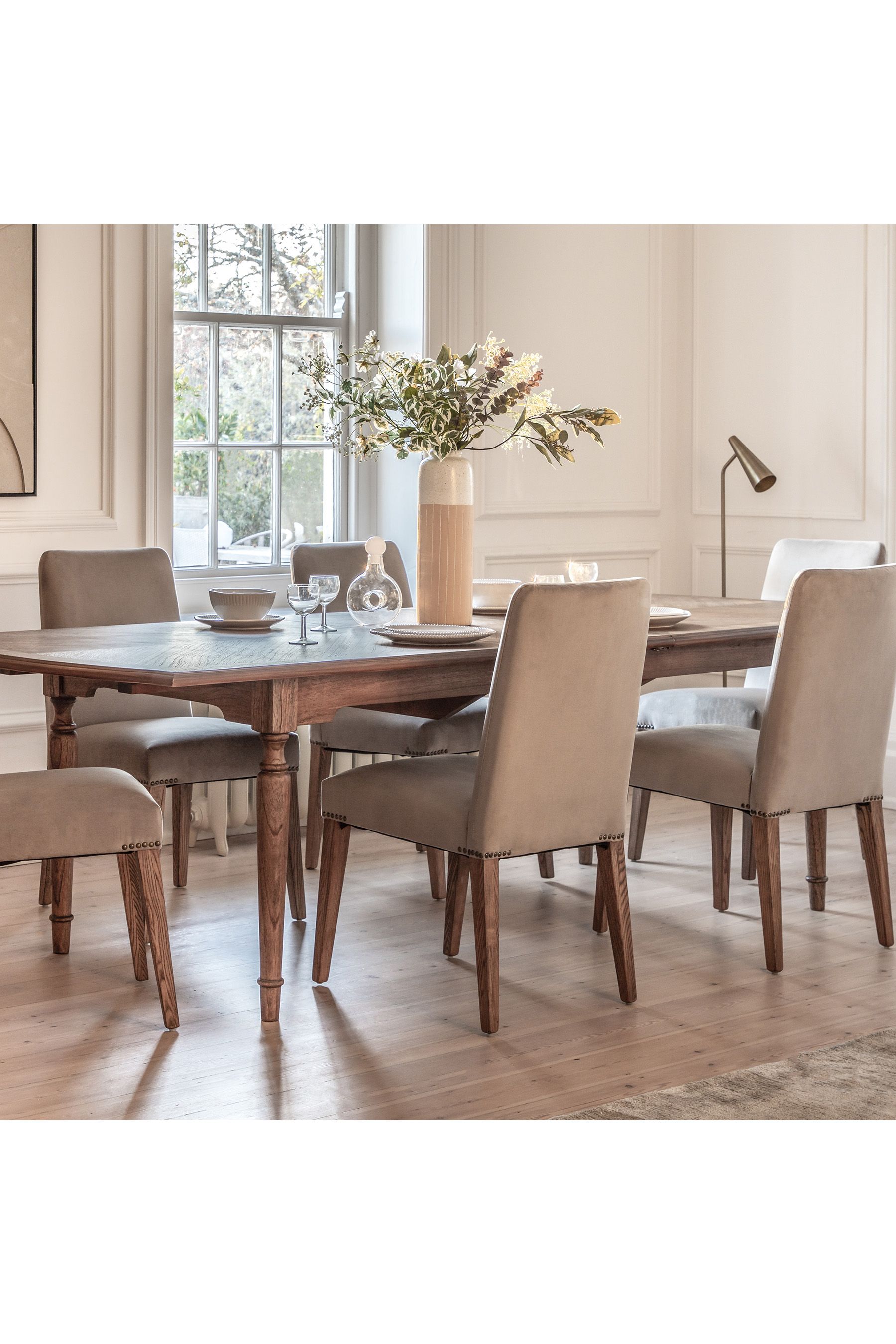 Buy Gallery Home Natural Kami Extending Dining Table from the Next UK ...