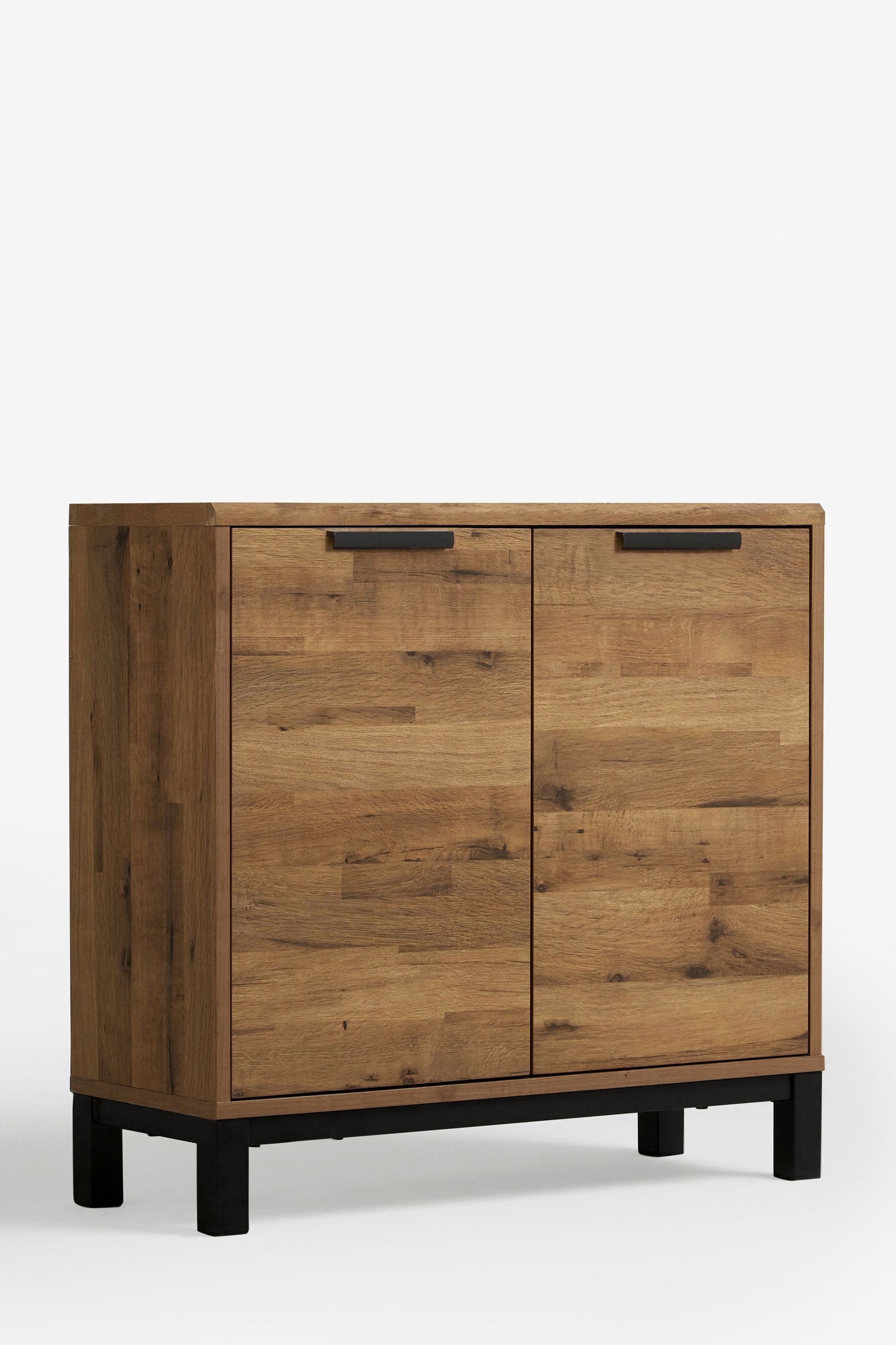 Buy Dark Bronx Oak Effect Slim Small Sideboard from the Next UK online shop