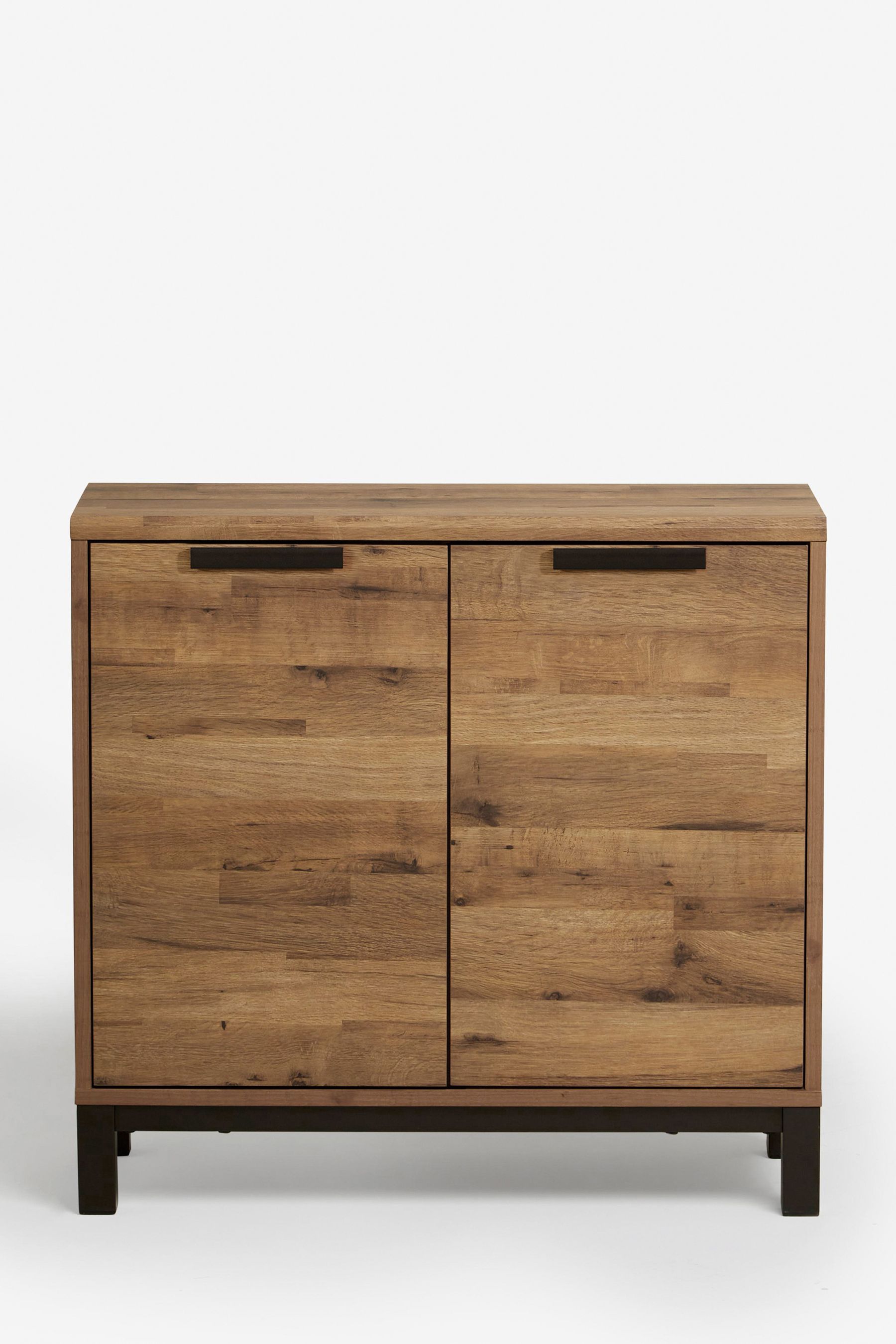 Buy Dark Bronx Oak Effect Slim Small Sideboard from the Next UK online shop
