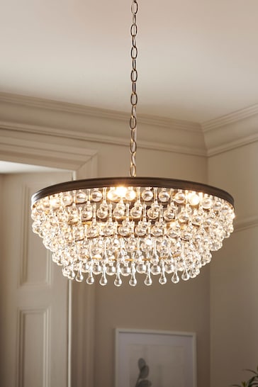 Buy Bronze Amelia 7 Light Chandelier Ceiling Light from the Next UK ...