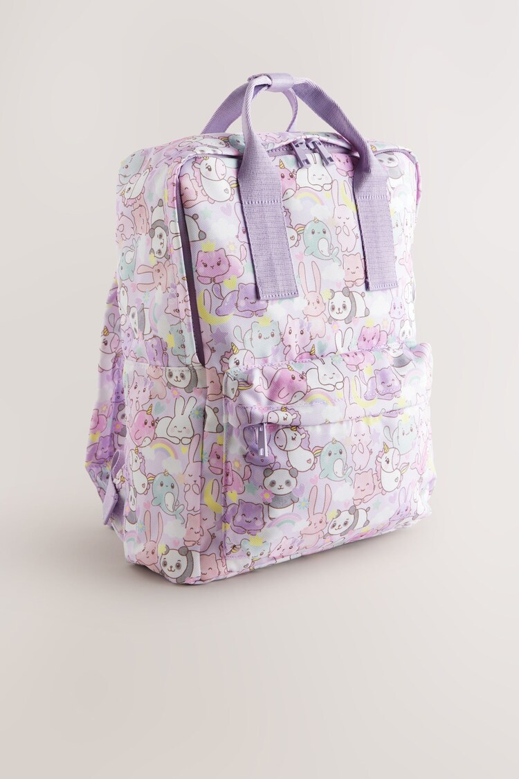 Buy Purple Kawaii Character Double Handle Backpack from the Next UK ...