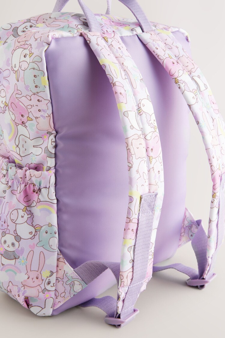 Buy Purple Kawaii Character Double Handle Backpack from the Next UK ...