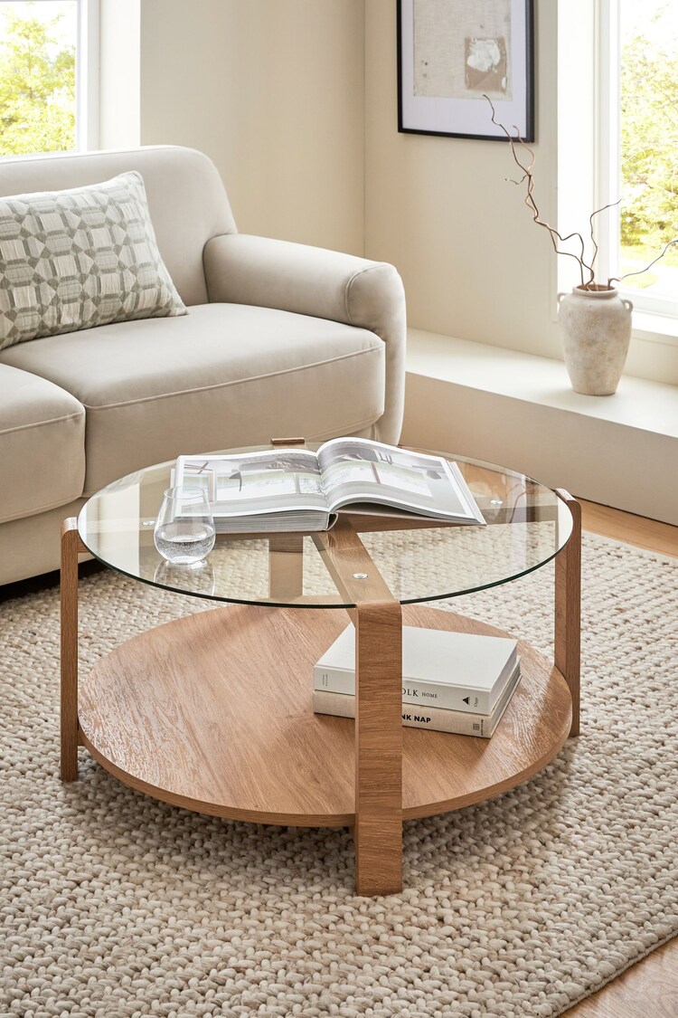 Buy Natural Dexter Oak Effect Coffee Table from the Next UK online shop
