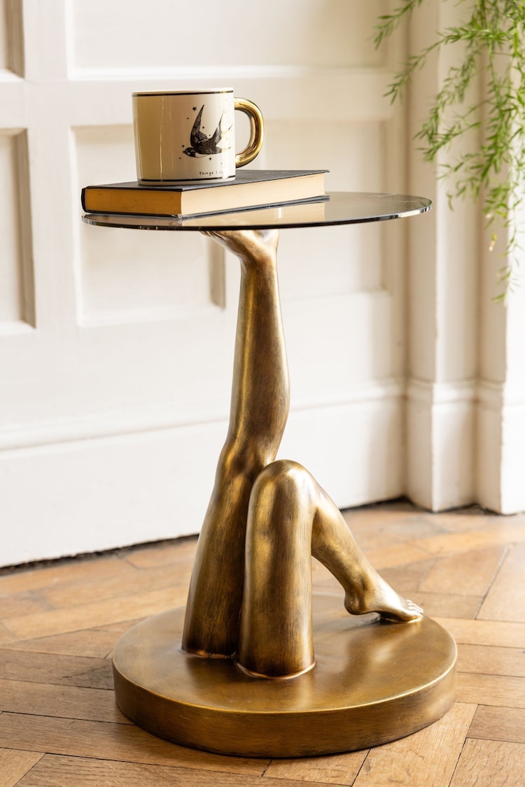Buy Rockett St George Gold Legs Side Table from the Next UK online shop