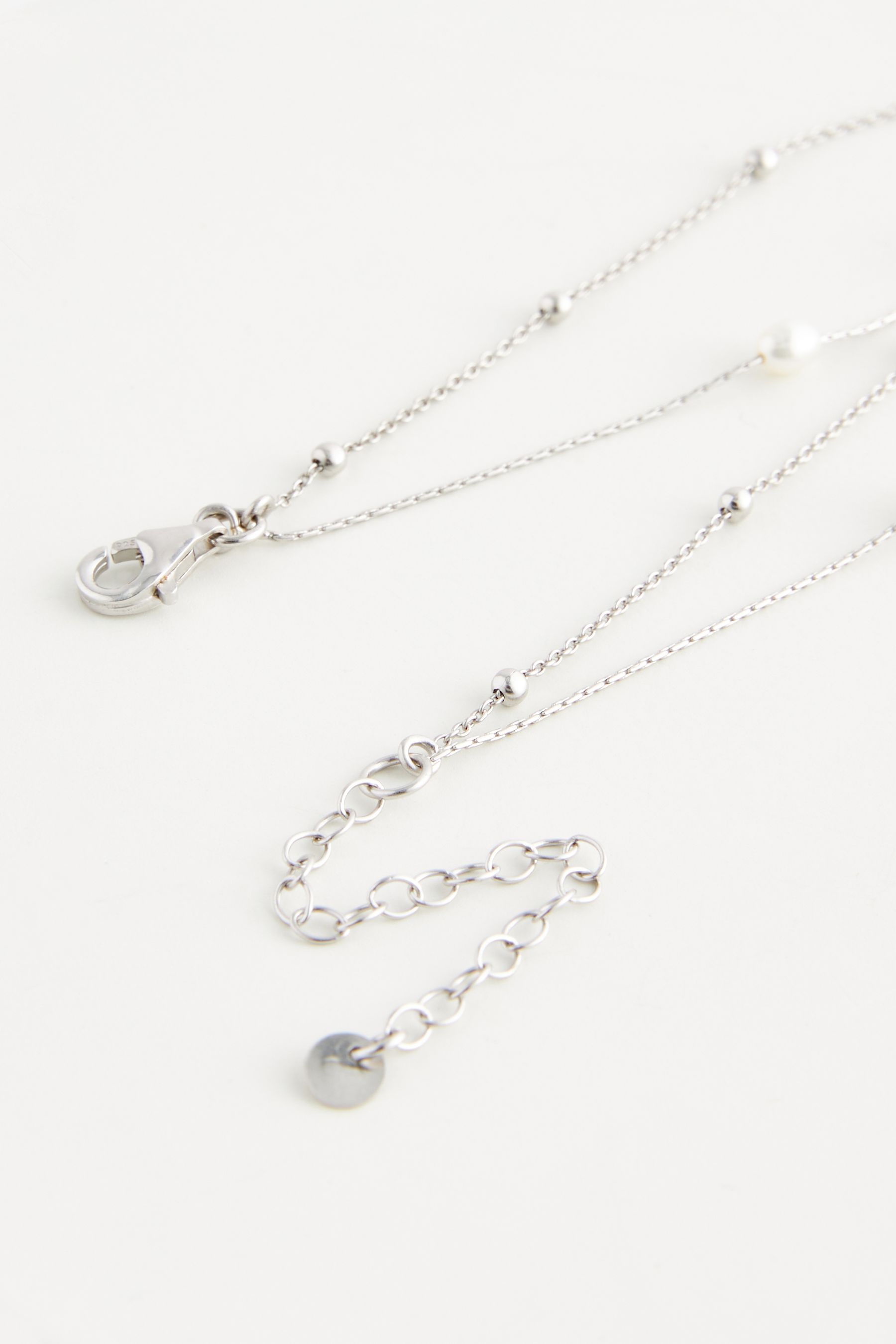 Buy Sterling Silver Delicate Pearl Bracelet from the Next UK online shop