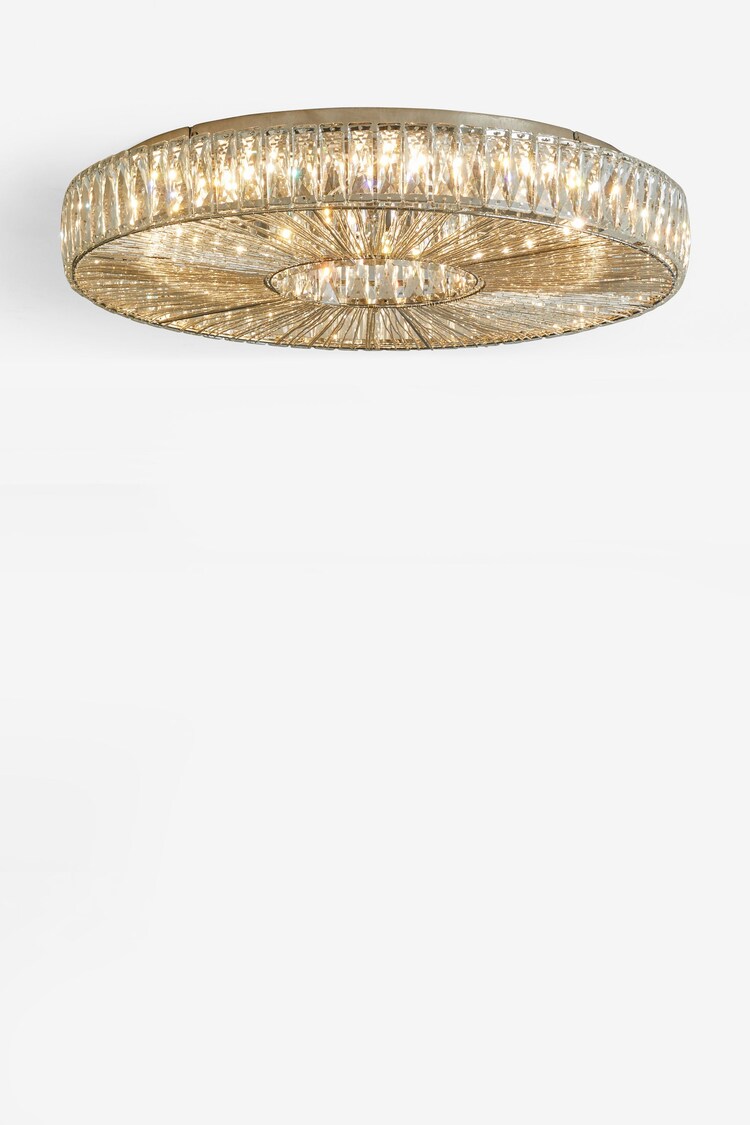 Buy Clear Aria Super Sized Flush Fitting Ceiling Light from the Next UK ...