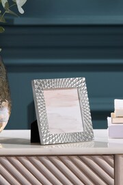 Buy Silver Geometric Photo Frame from the Next UK online shop