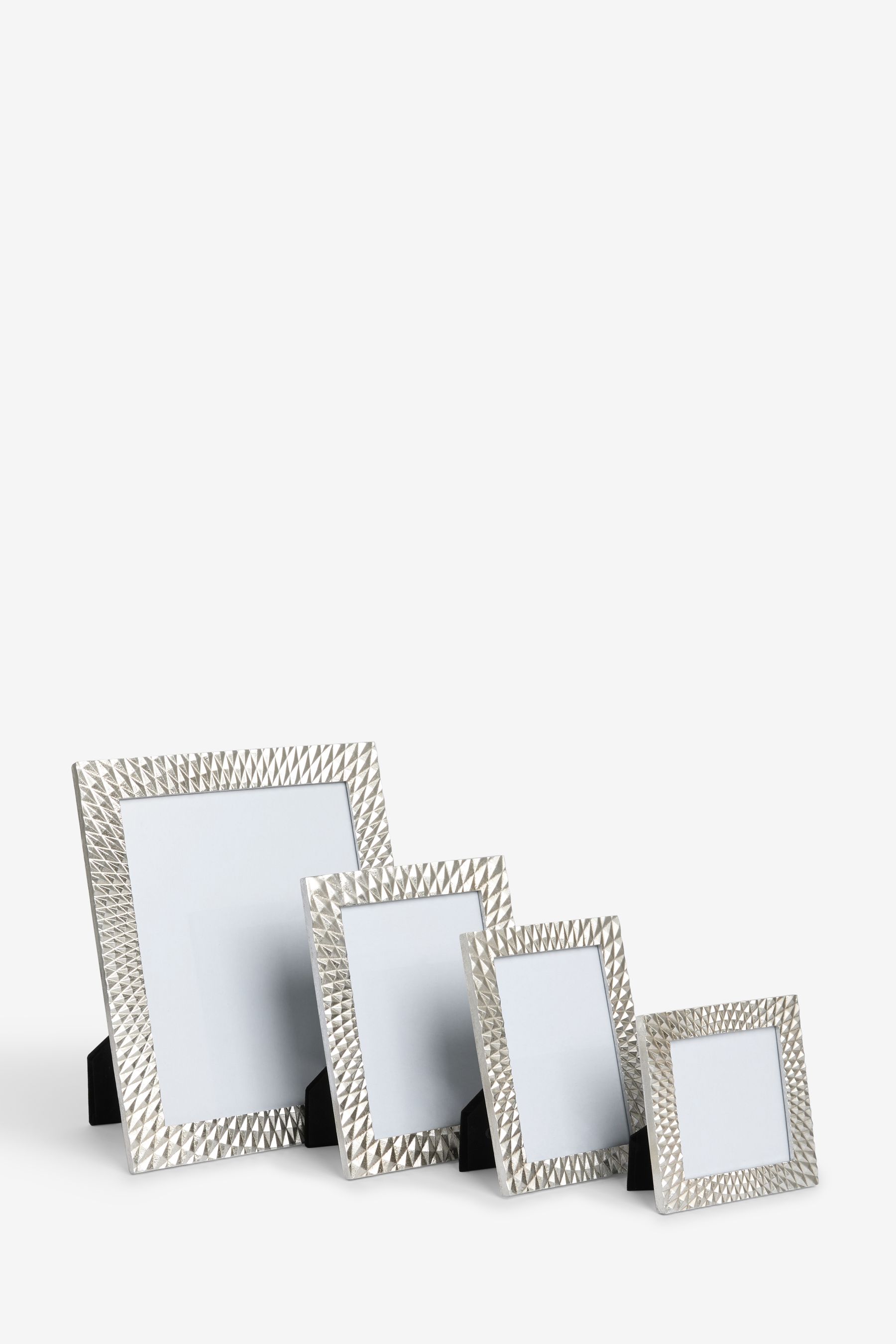 Buy Silver Geometric Photo Frame from the Next UK online shop