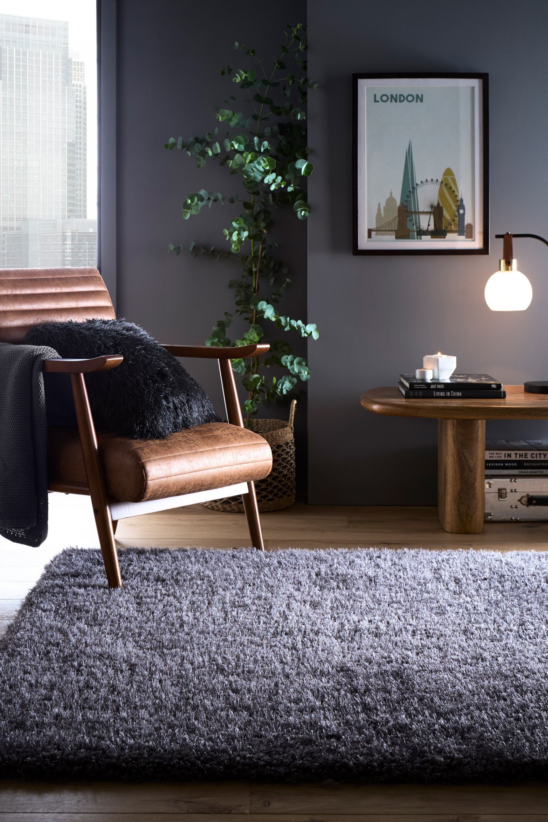 Buy Origin Rug Collection. New Grey Chicago Rug from the Next UK online ...