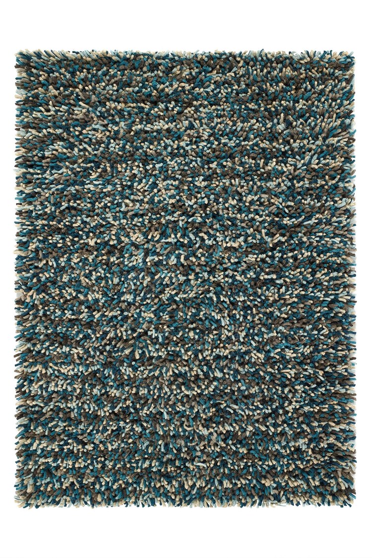 Buy Origin Rug Collection. Blue Rocks Shaggy Rug from the Next UK ...
