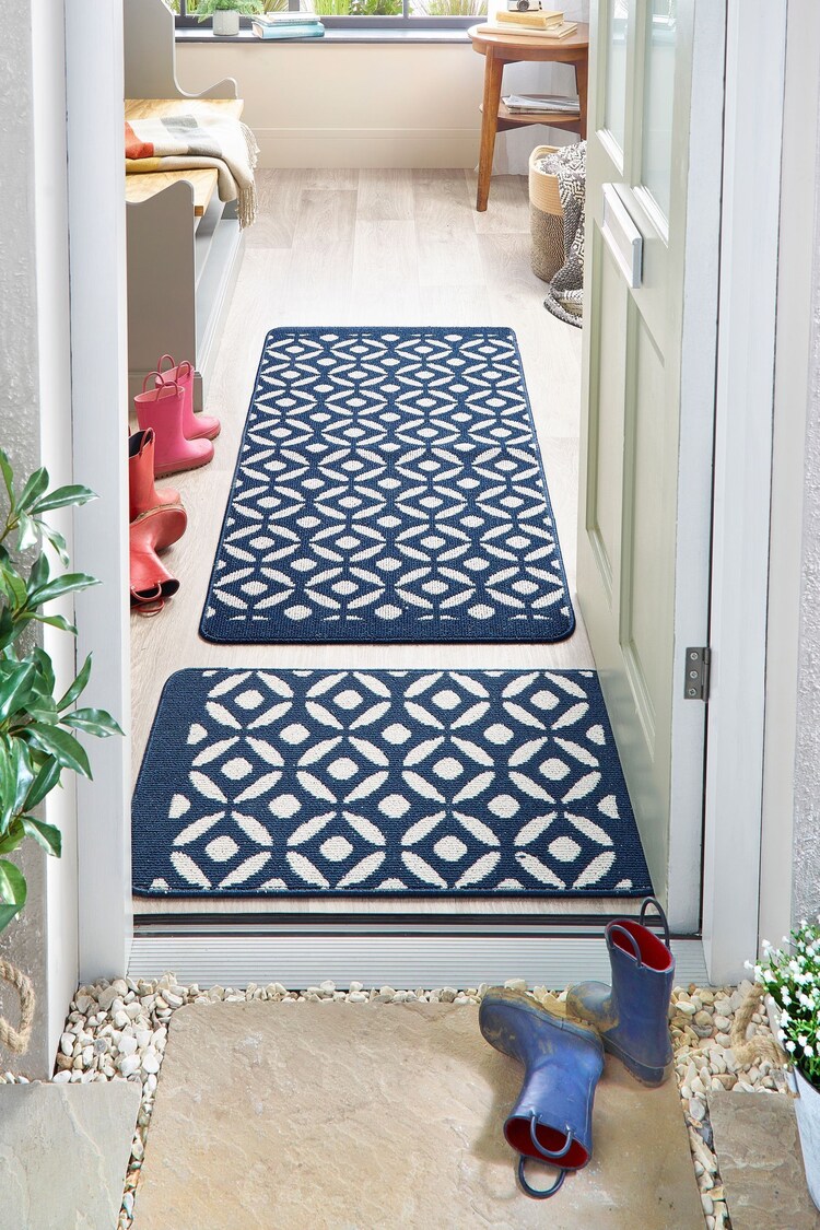 Buy My Mat Navy Crescent Small Runner from the Next UK online shop