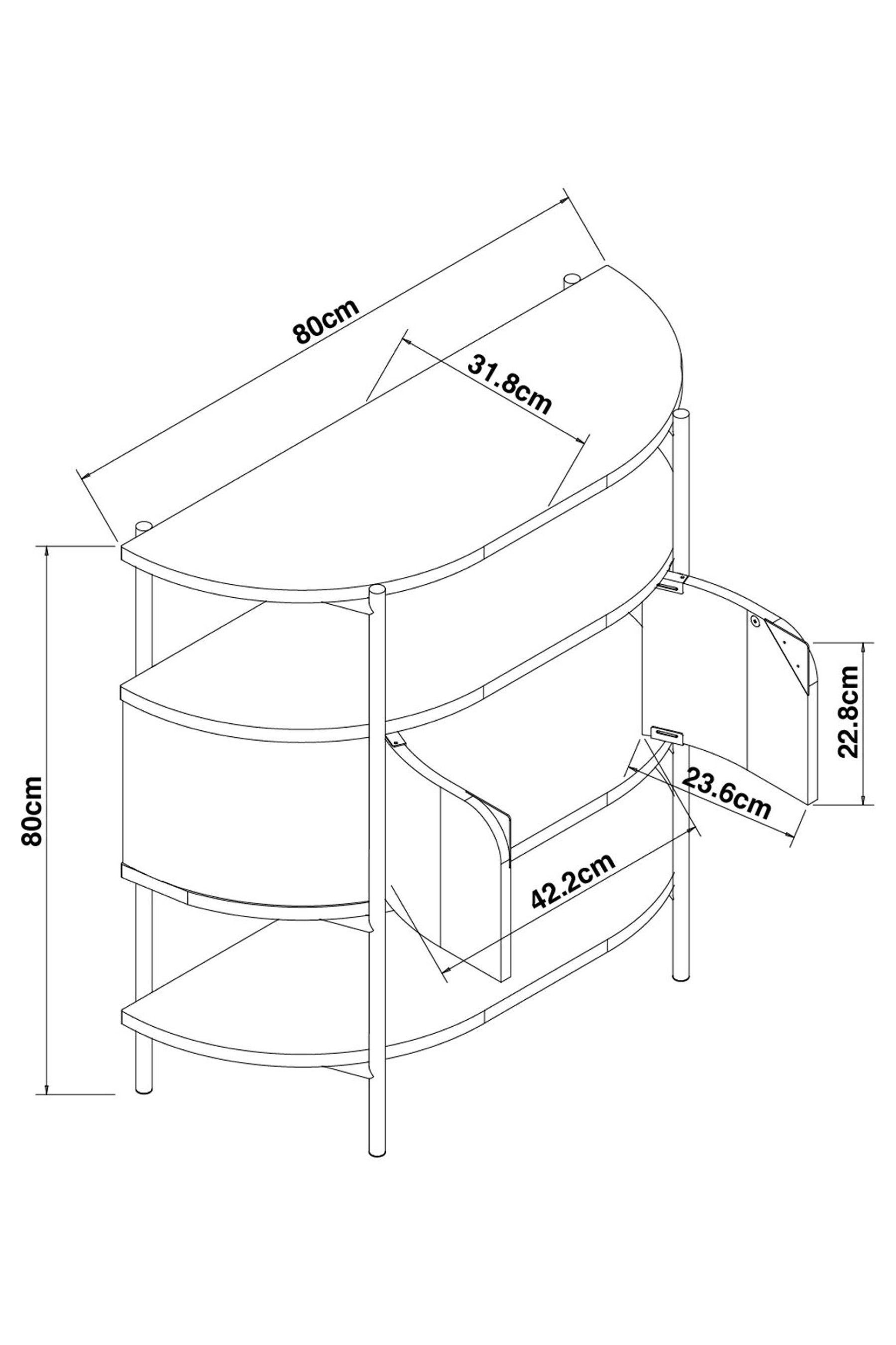 Buy Light Evie Oak Effect Console Table from the Next UK online shop