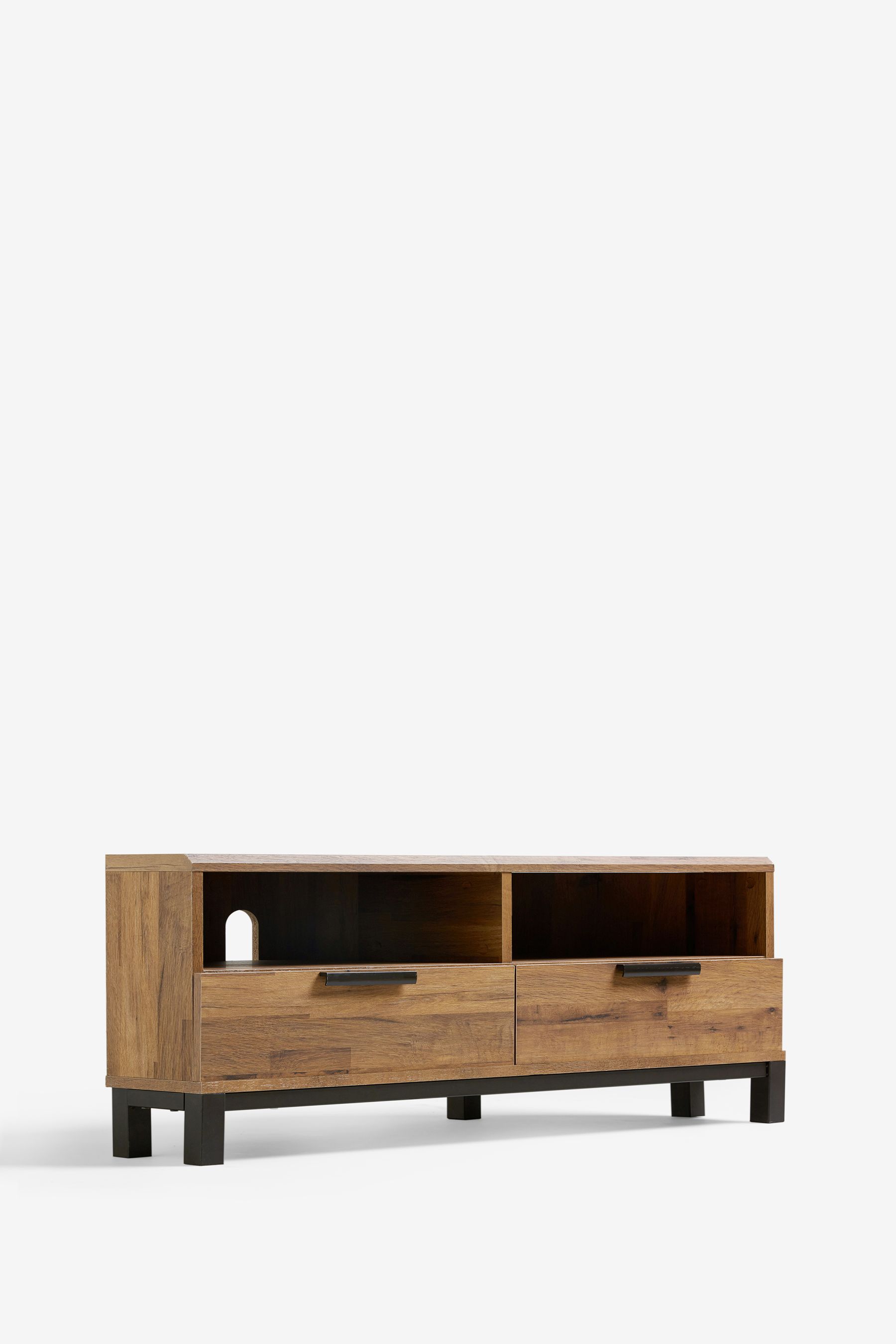 Buy Dark Bronx Up to 46 inch Corner Oak Effect TV Unit from the Next UK ...