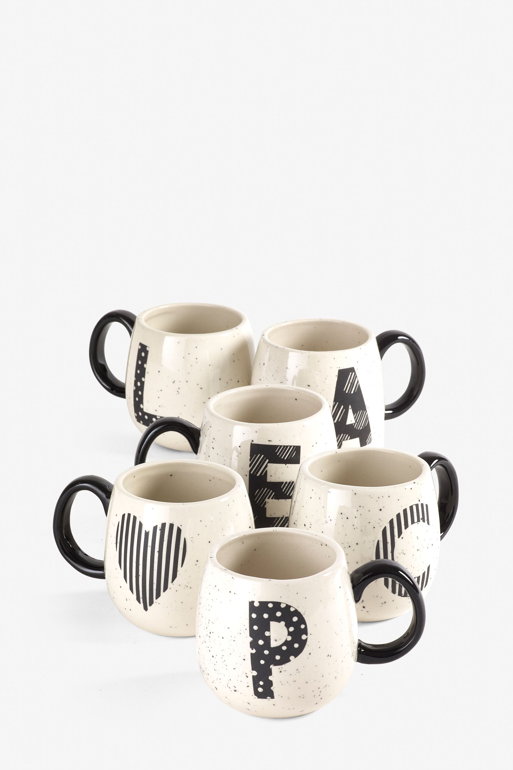 Buy Monochrome Alphabet Mug from the Next UK online shop