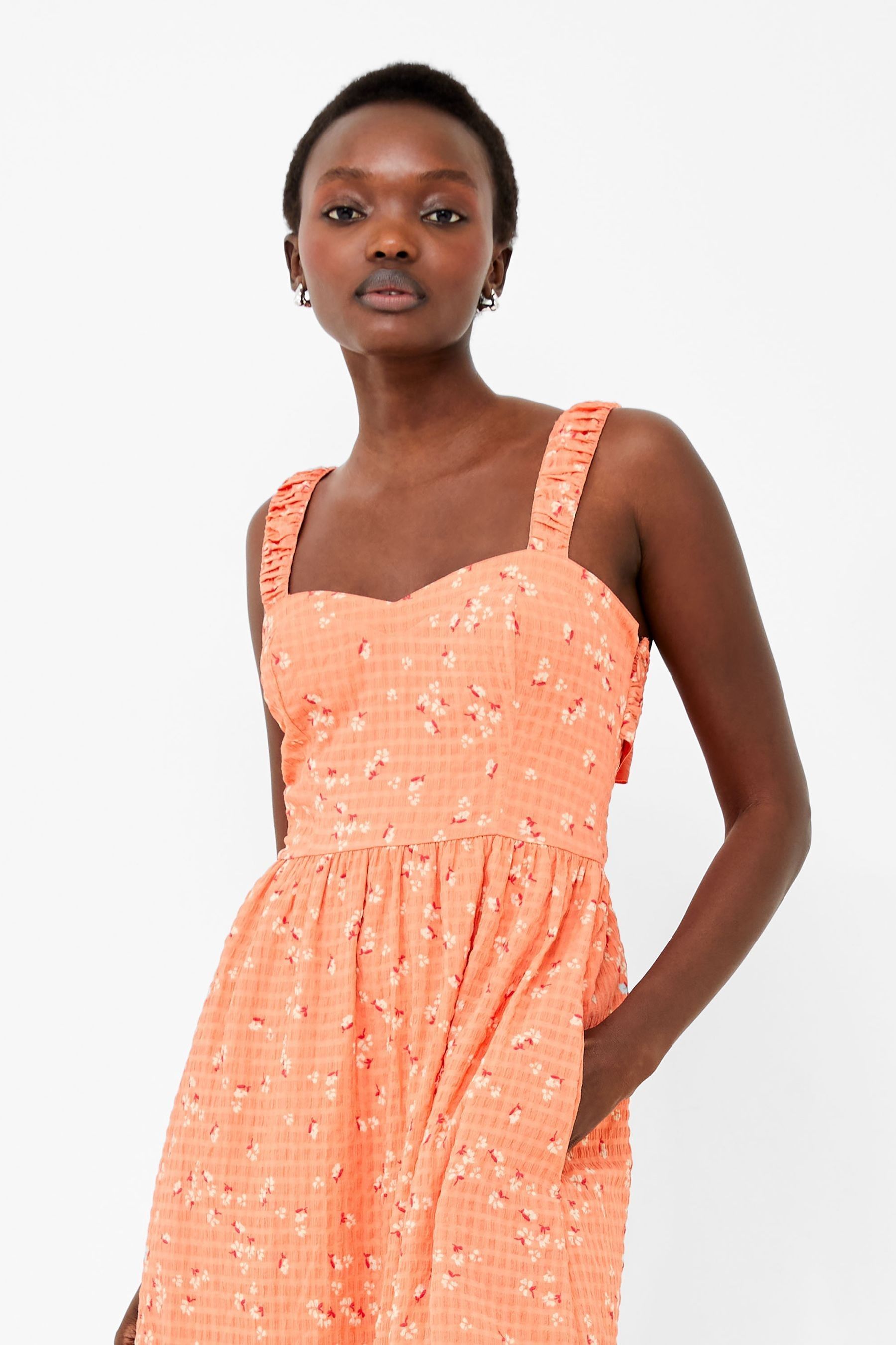 Buy French Connection Orange Erin Gretta Dress from the Next UK online shop