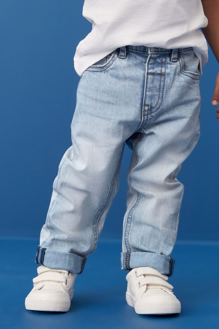 Buy Bleach Denim Regular Fit Comfort Stretch Jeans (3mths-7yrs) from ...