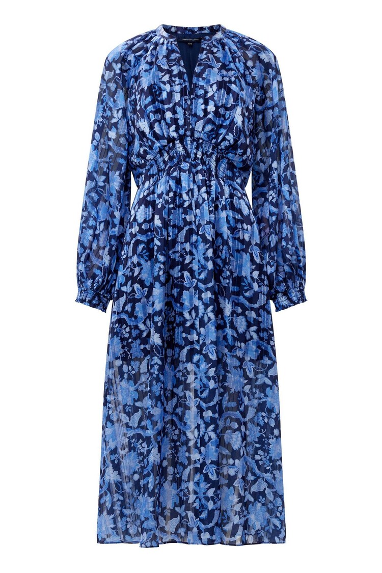 Buy French Connection Blue Cynthia Fauna Midi Dress from the Next UK ...