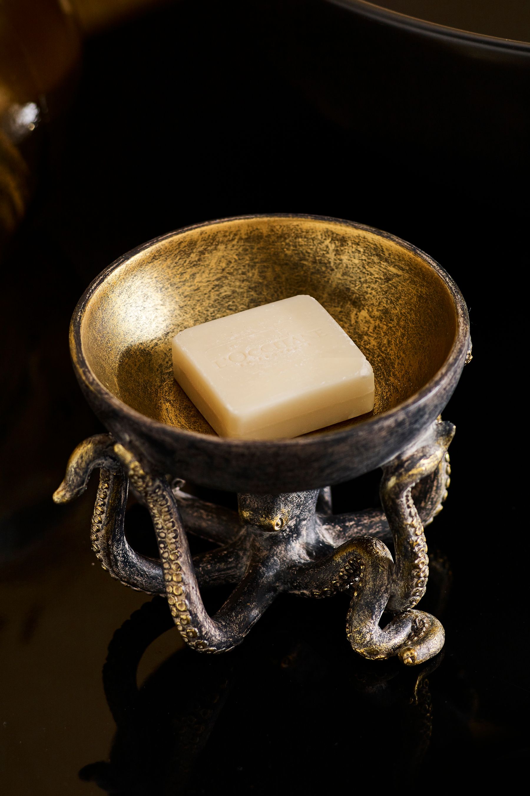 Buy Black Octopus Soap Dish Ornament from the Next UK online shop