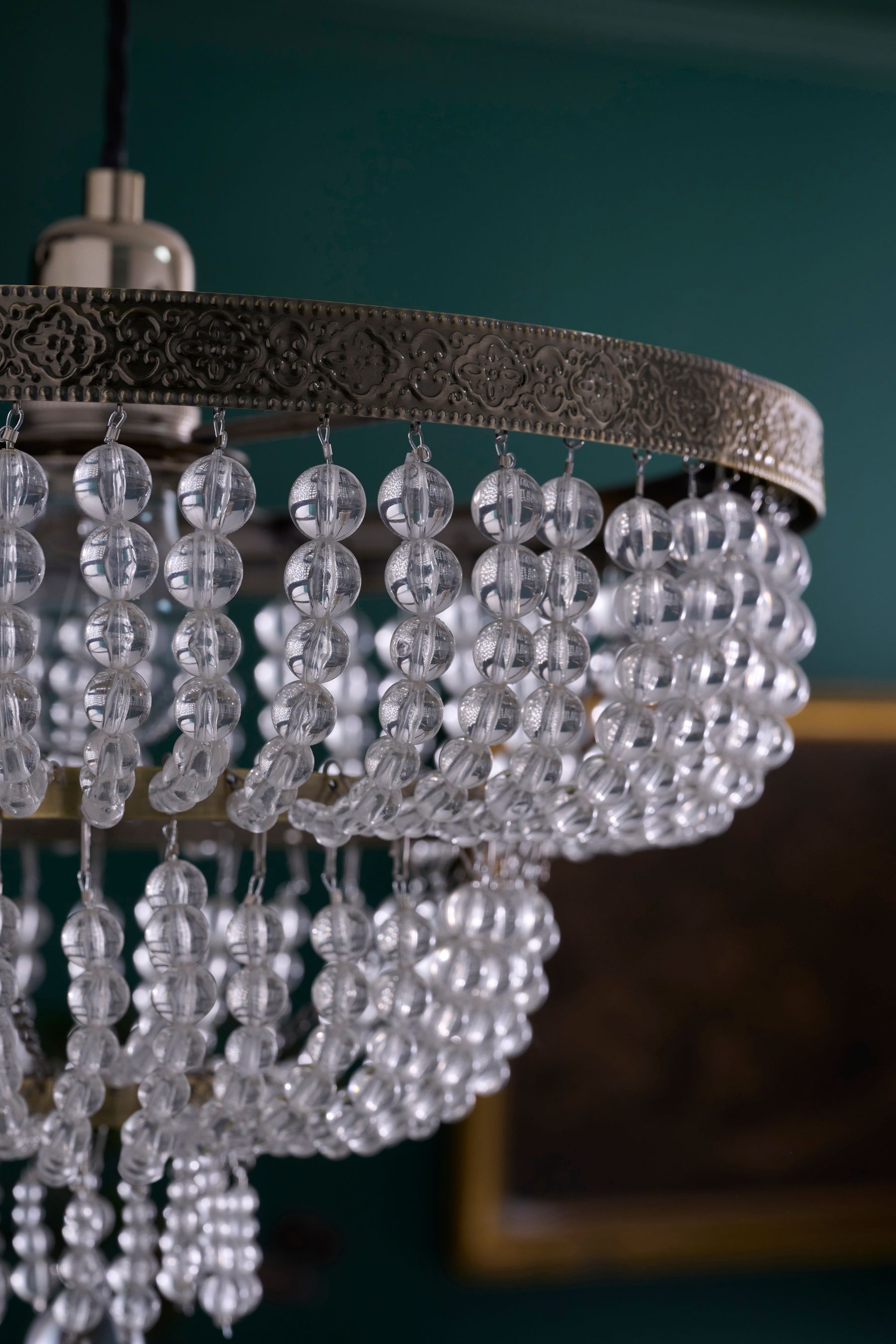 Buy Clear Bamburgh Easy Fit Pendant Lamp Shade from the Next UK online shop