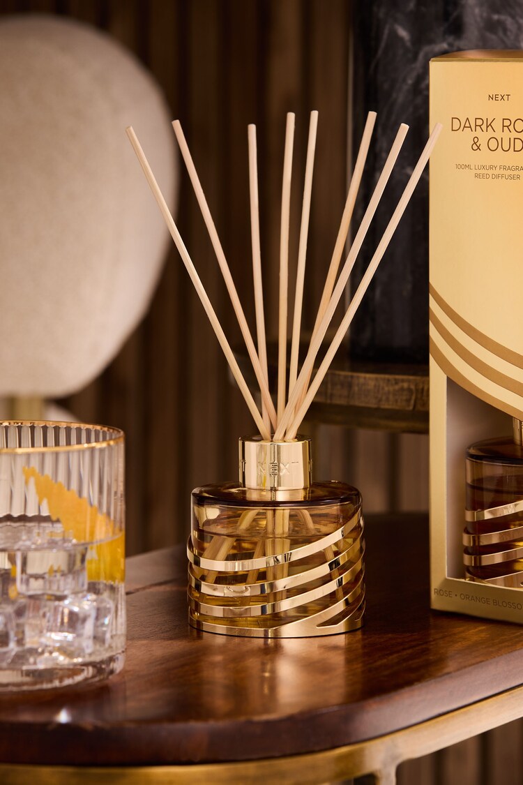 Buy Dark Rose and Oud 100ml Fragranced Reed Diffuser from the Next UK ...