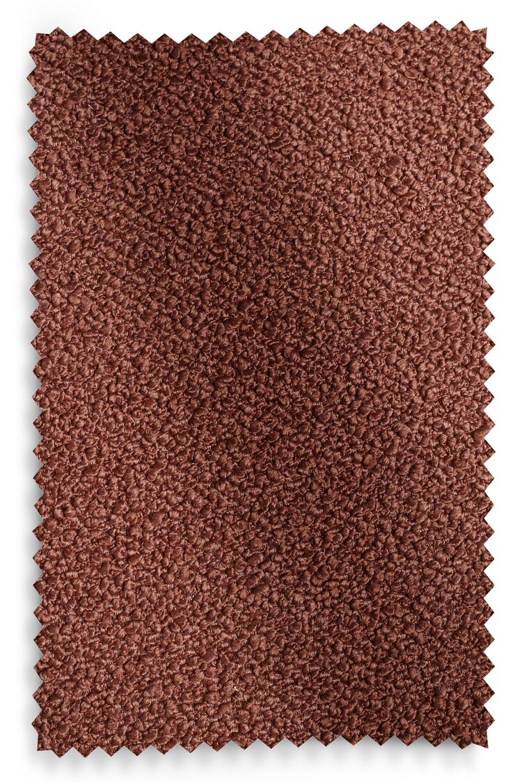 Buy Casual Bouclé Rust Brown Stella Ribbed Storage Stool from the Next ...