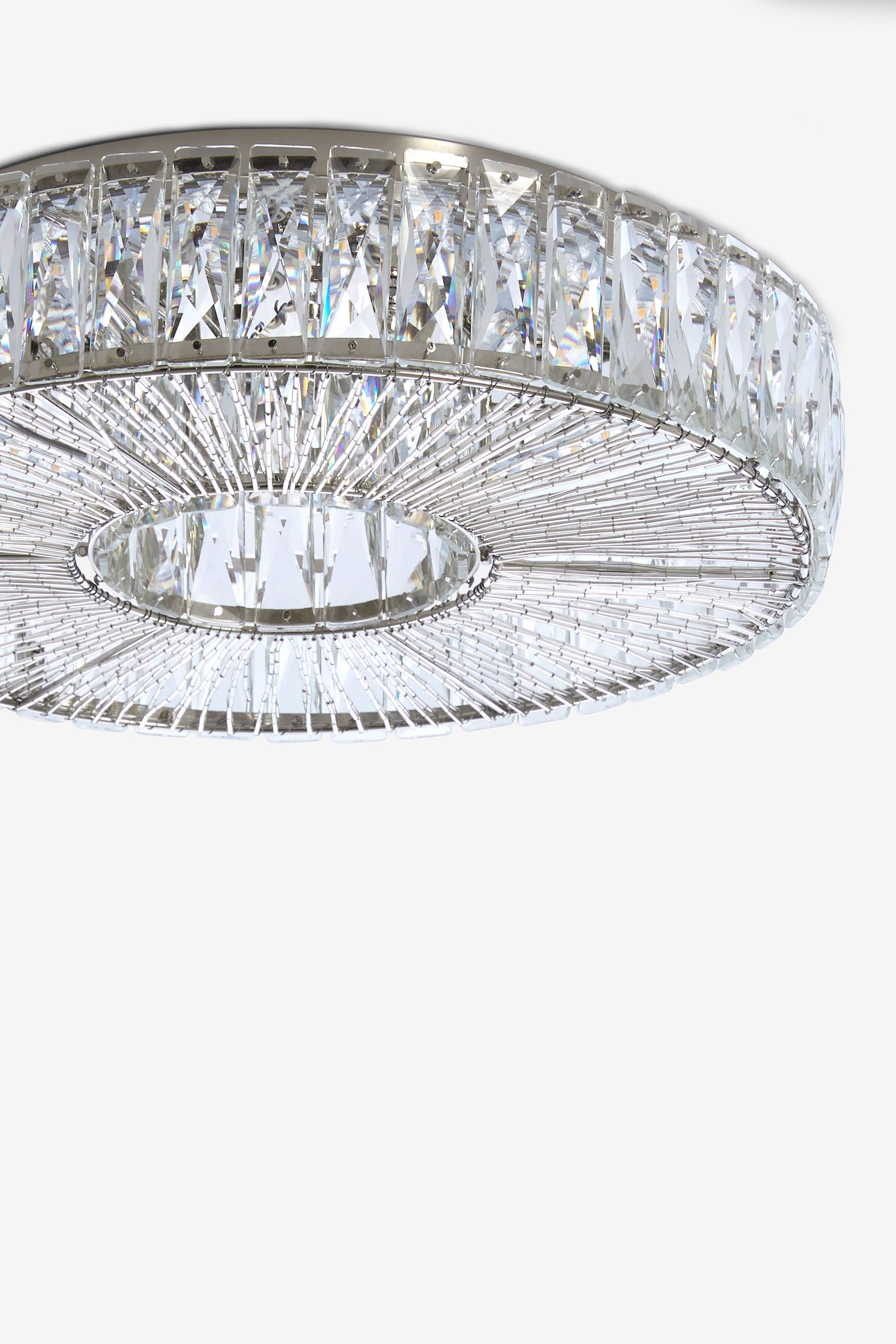 Buy Clear Aria Large Flush Fitting Ceiling Light from Next Ireland