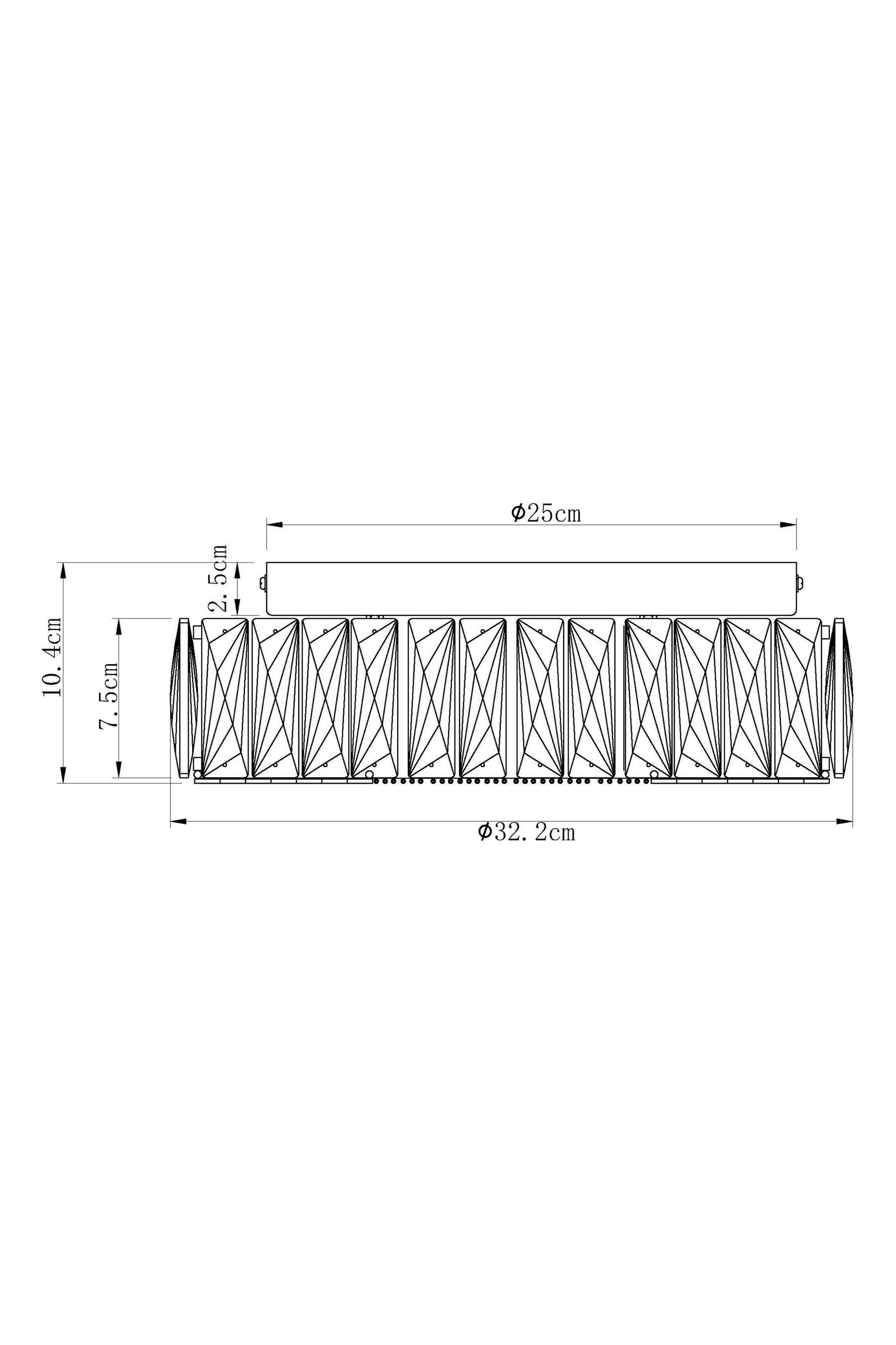 Buy Clear Aria Small Flush Fitting Ceiling Light from the Next UK ...