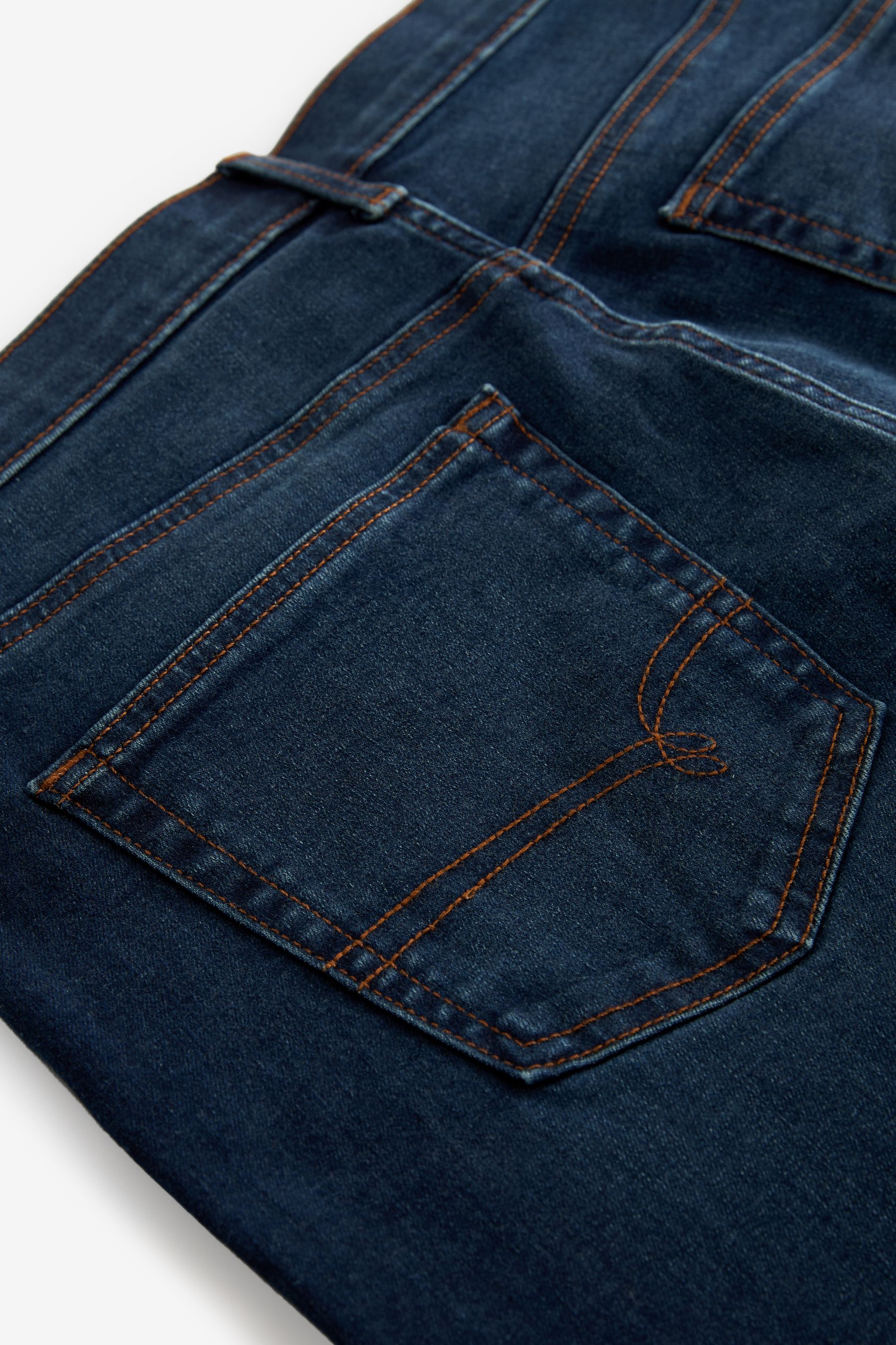 Buy Blue Straight Fit Motion Flex Jeans from the Next UK online shop