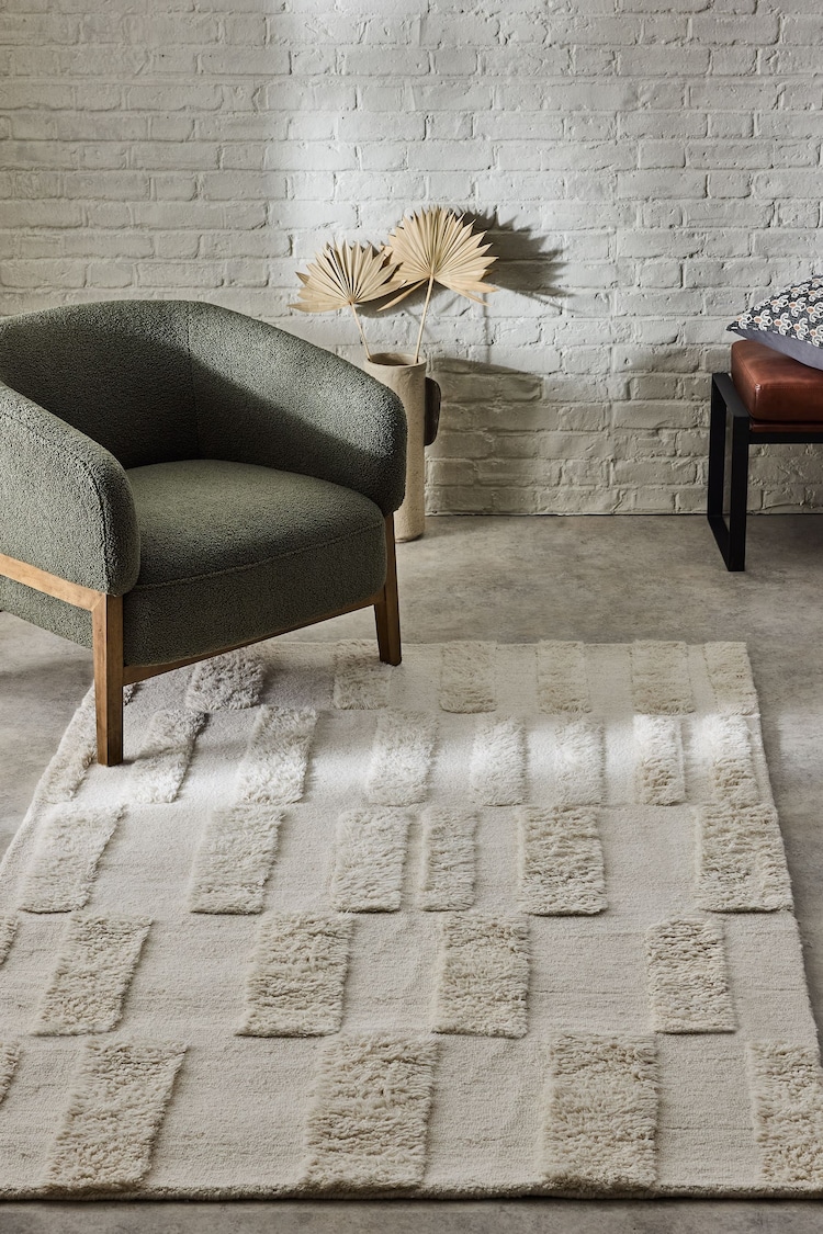 Buy French Connection Cream Watamu Wool Tufted Rug from the Next UK ...
