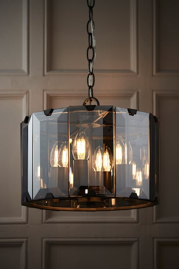 Buy Gallery Home Grey George Ceiling Light Pendant from the Next UK ...